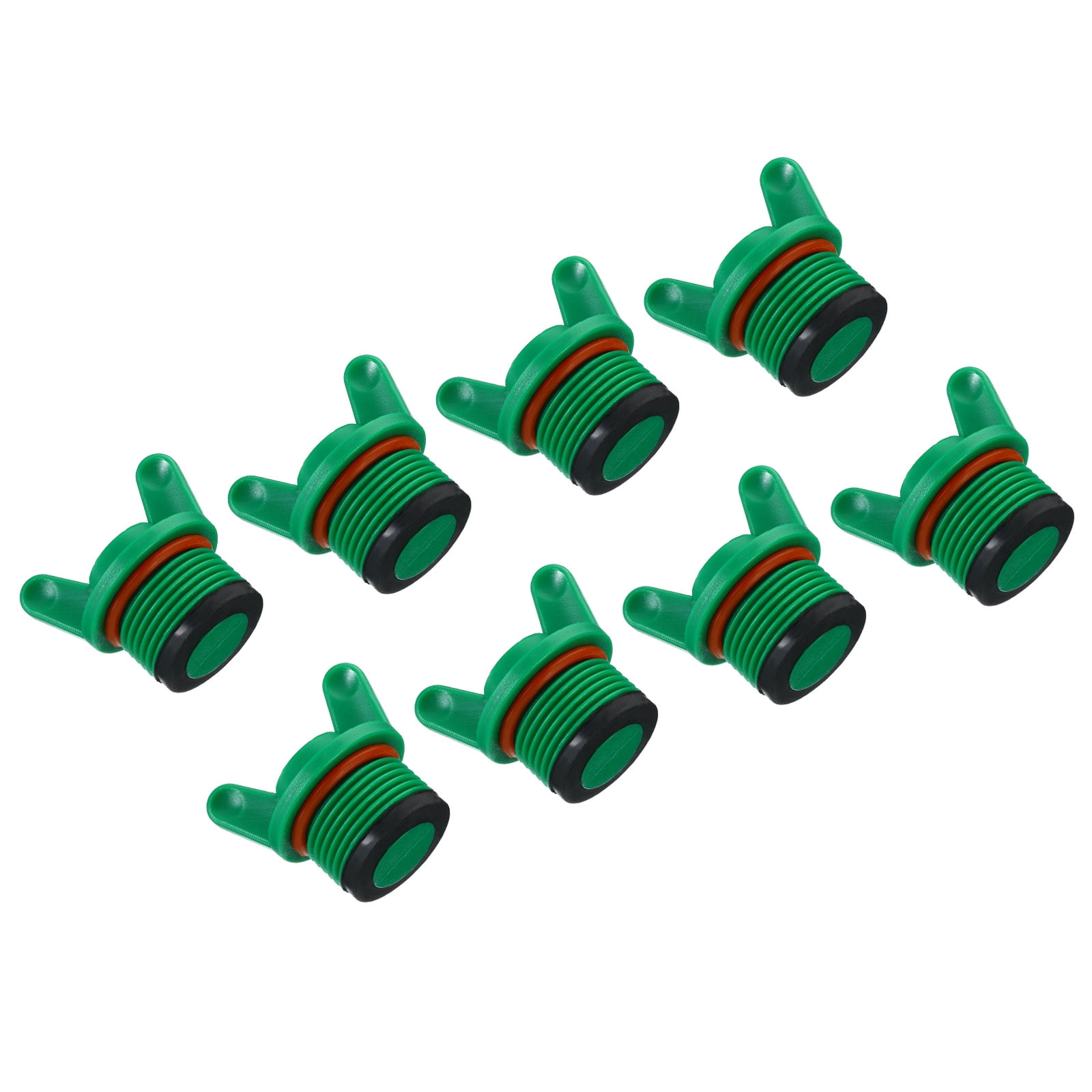 Uxcell 3/4PT PPR Pipe Fitting End Cap, 8 Pack Butterfly Male Water ...