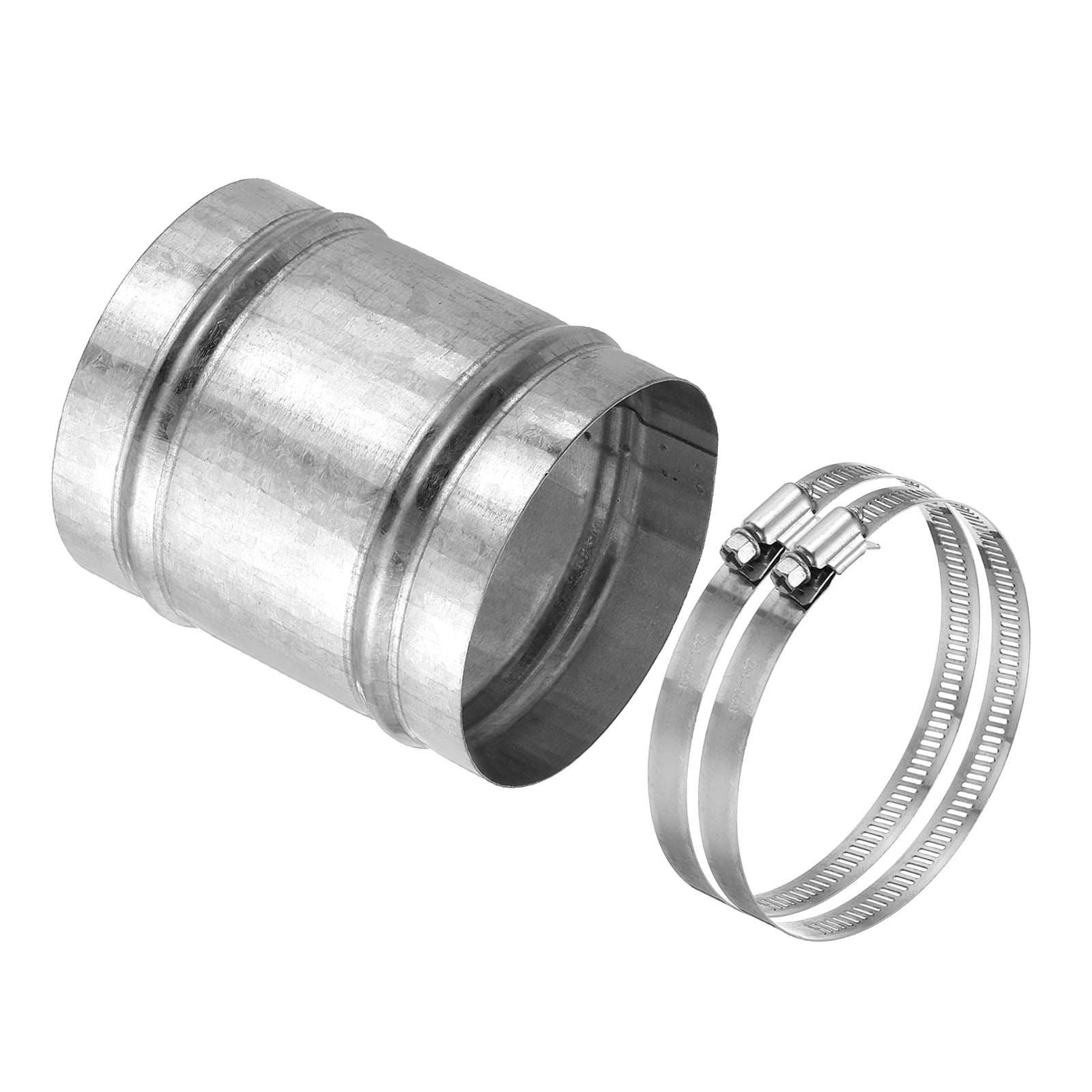 Uxcell 3.5" Duct Connector, 1 Set Galvanized Iron Duct Coupling Vent ...