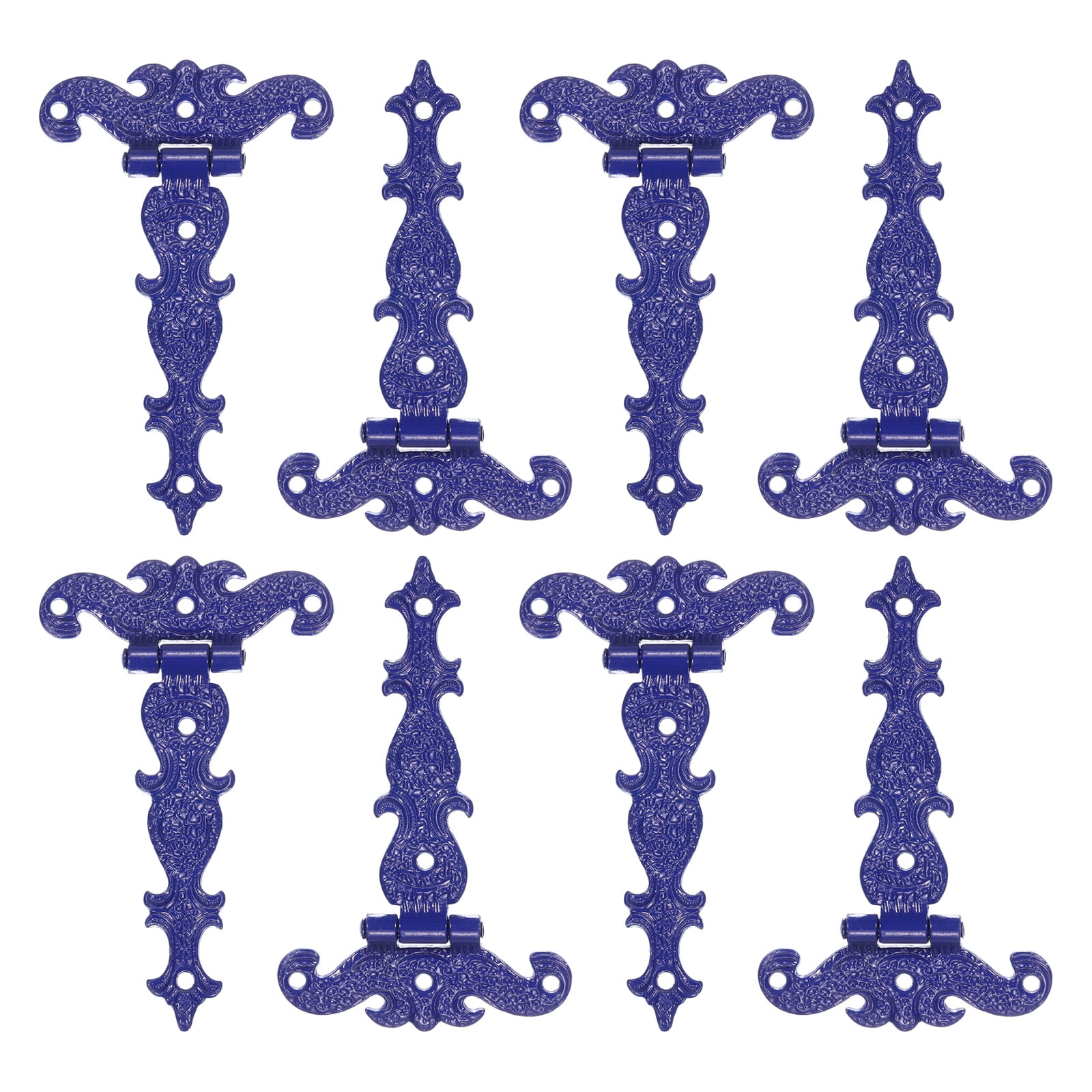 Uxcell 3.5 Inch Door Tee Hinge, 8Pack T-strap Hinges Retro Decorative ...