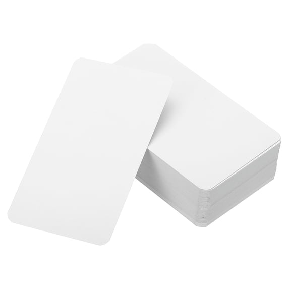 Uxcell 3.54" x 2.13" Blank Paper Business Cards, 90 pack Small Index ...