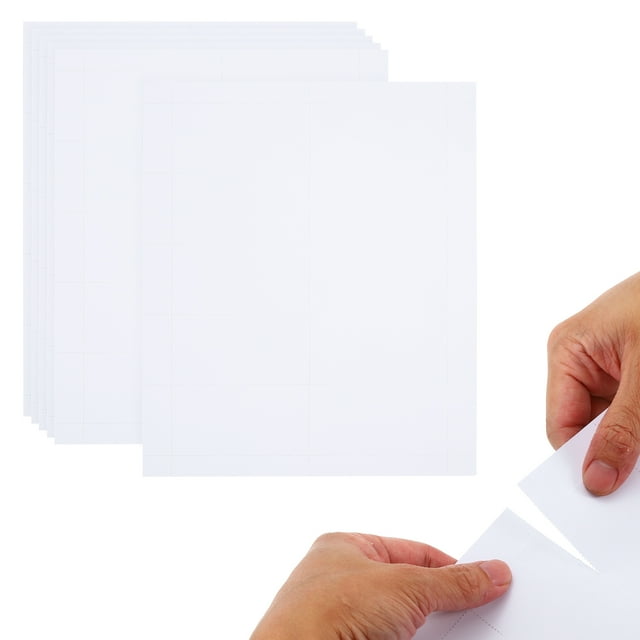 Uxcell 3.5"x2" Printable Business Cards, 1000 Cards Perforated Card ...
