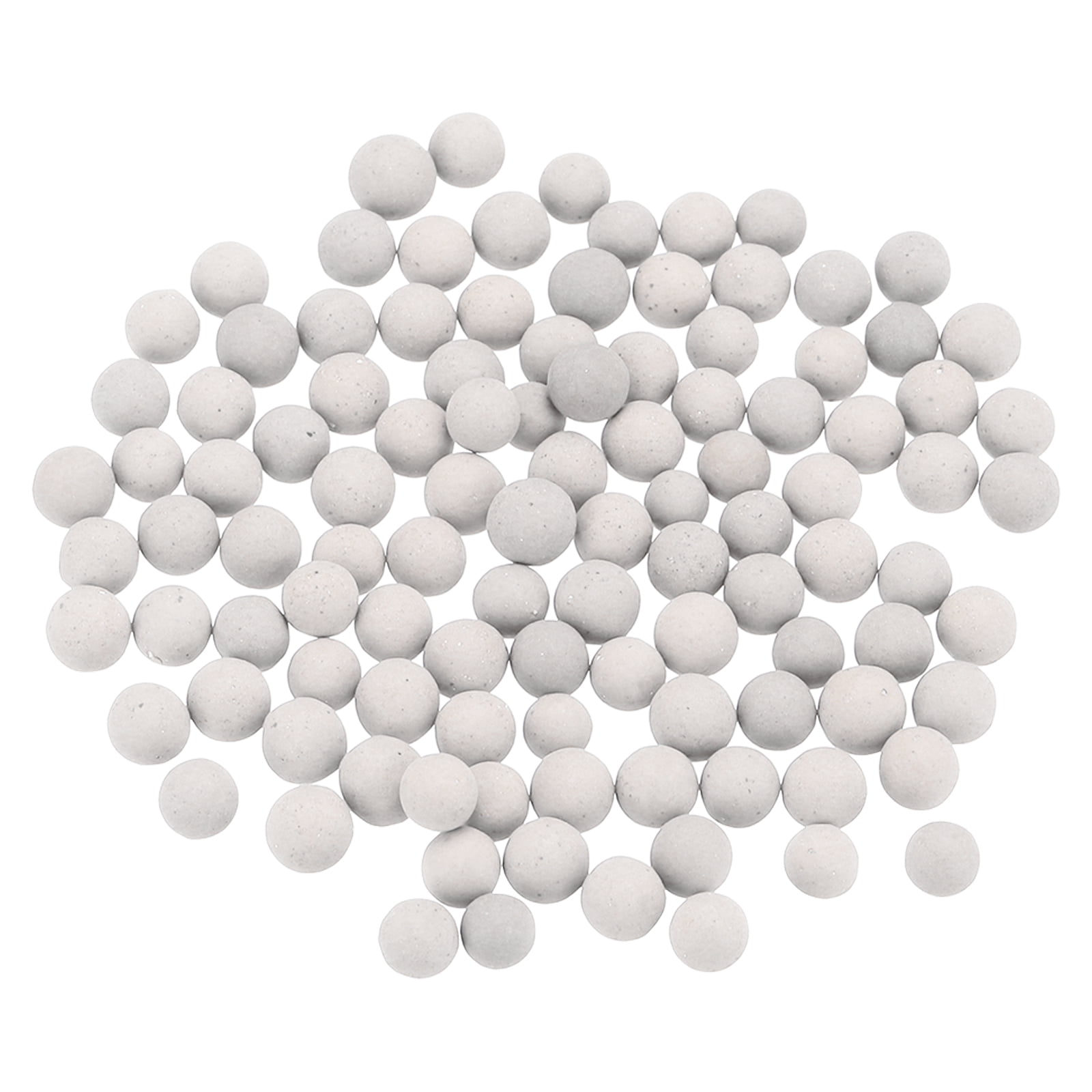 Uxcell 3-5mm 0.22 lbs Clay Pebbles White Gardening Potted Balls for ...