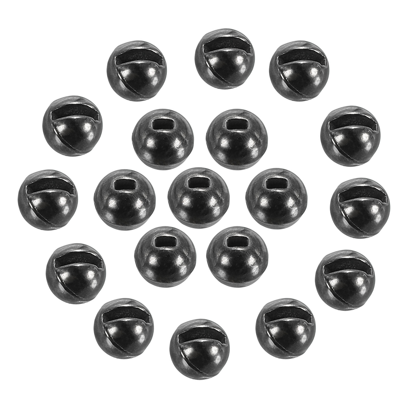 Uxcell 3.5mm Fly Tying Tungsten Beads Slotted Tungsten Beads Tungsten ...