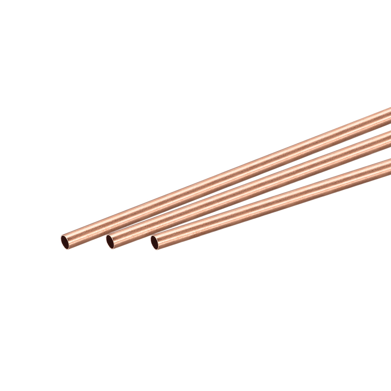 Uxcell 3.5mm OD 0.25mm Wall Thickness 200mm Length Copper Round Tube 3 ...