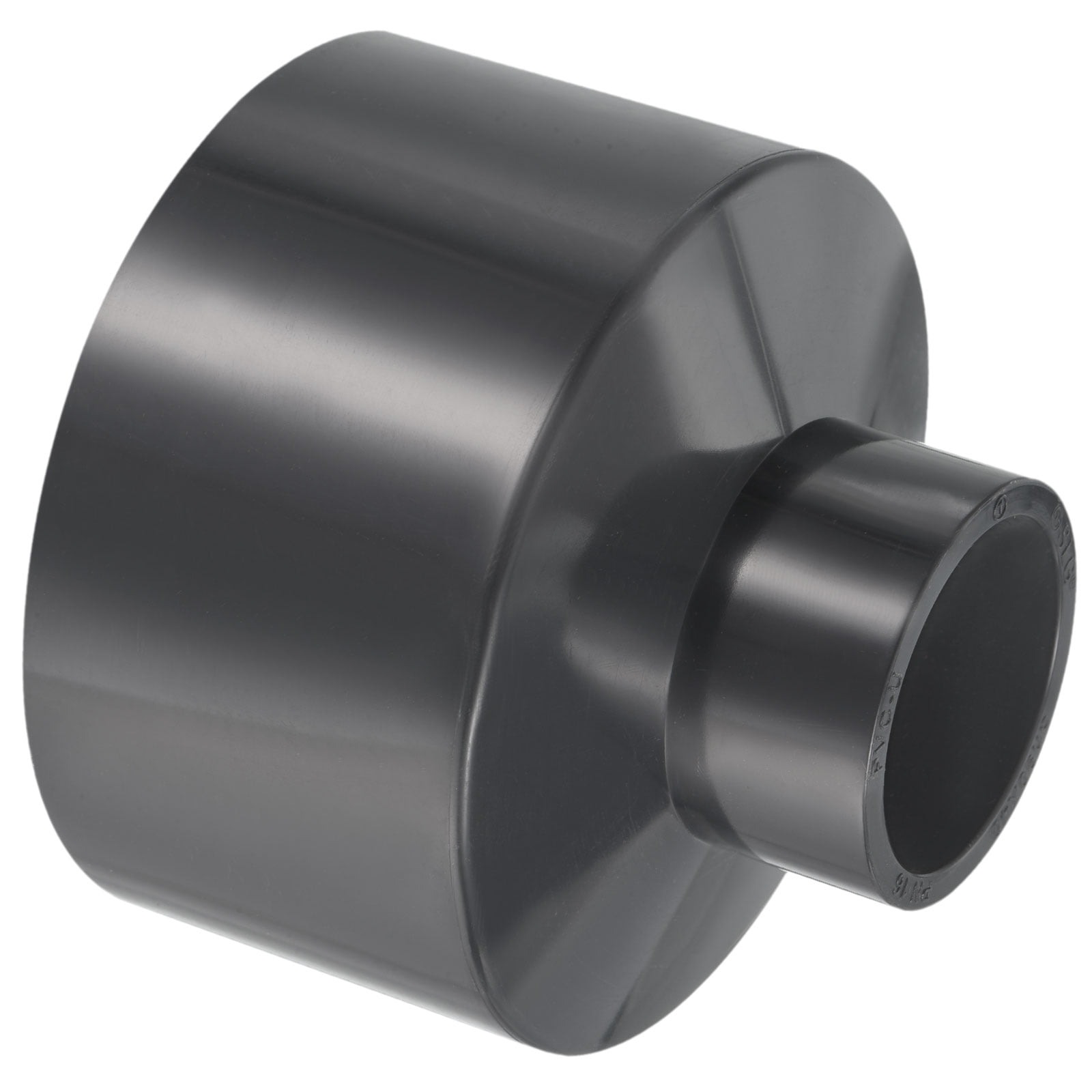 Uxcell Reducer Pipe Fitting Straight Socket Coupling Connector, Grey 3 ...