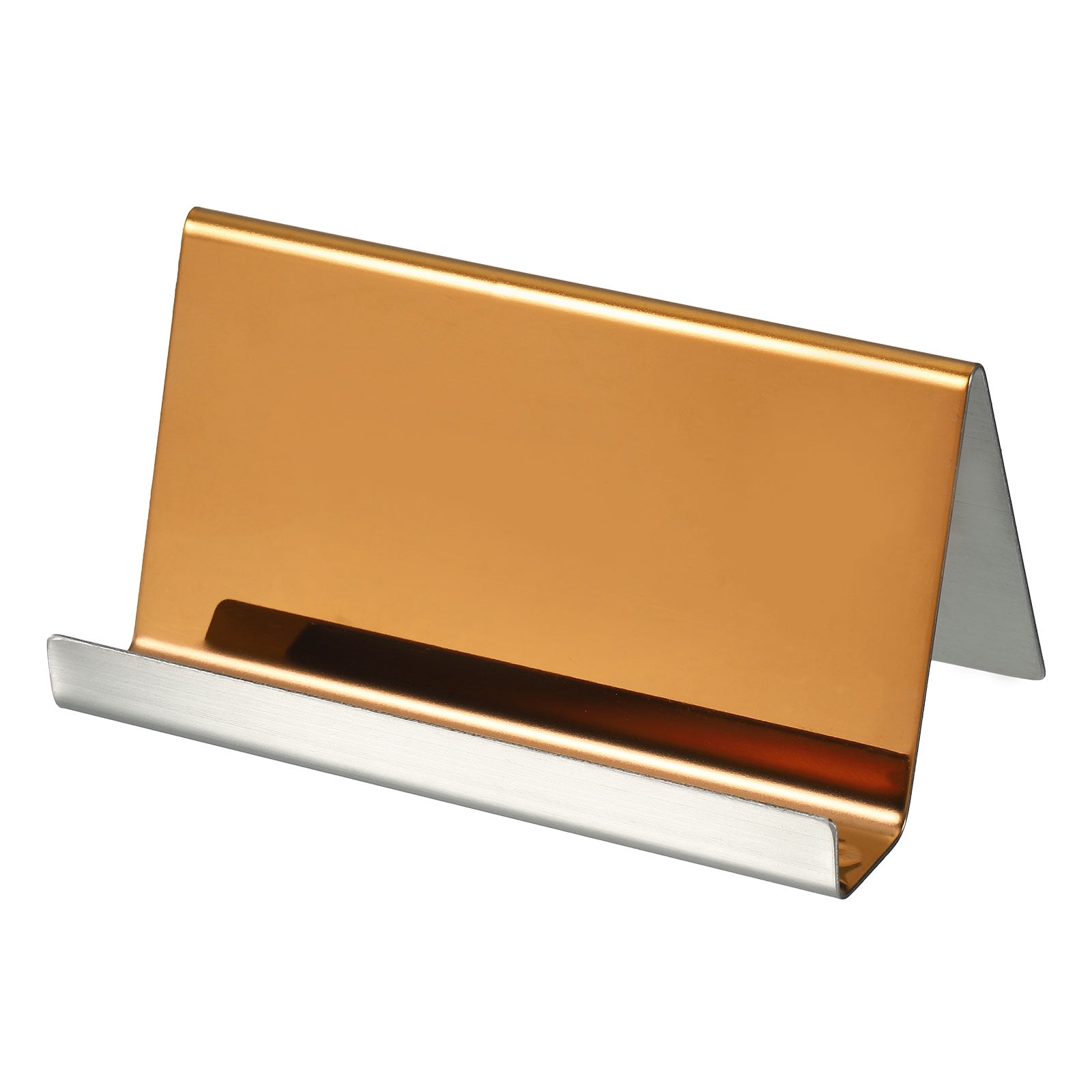 Uxcell 3.5x2.x1.8 Inch Office Desktop Name Cards Display Stand Business ...