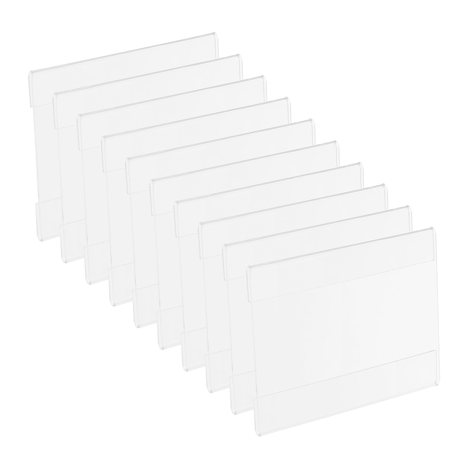 Uxcell 3.5x5" Wall Mount Acrylic Sign Holder, Display Frame with Tape ...