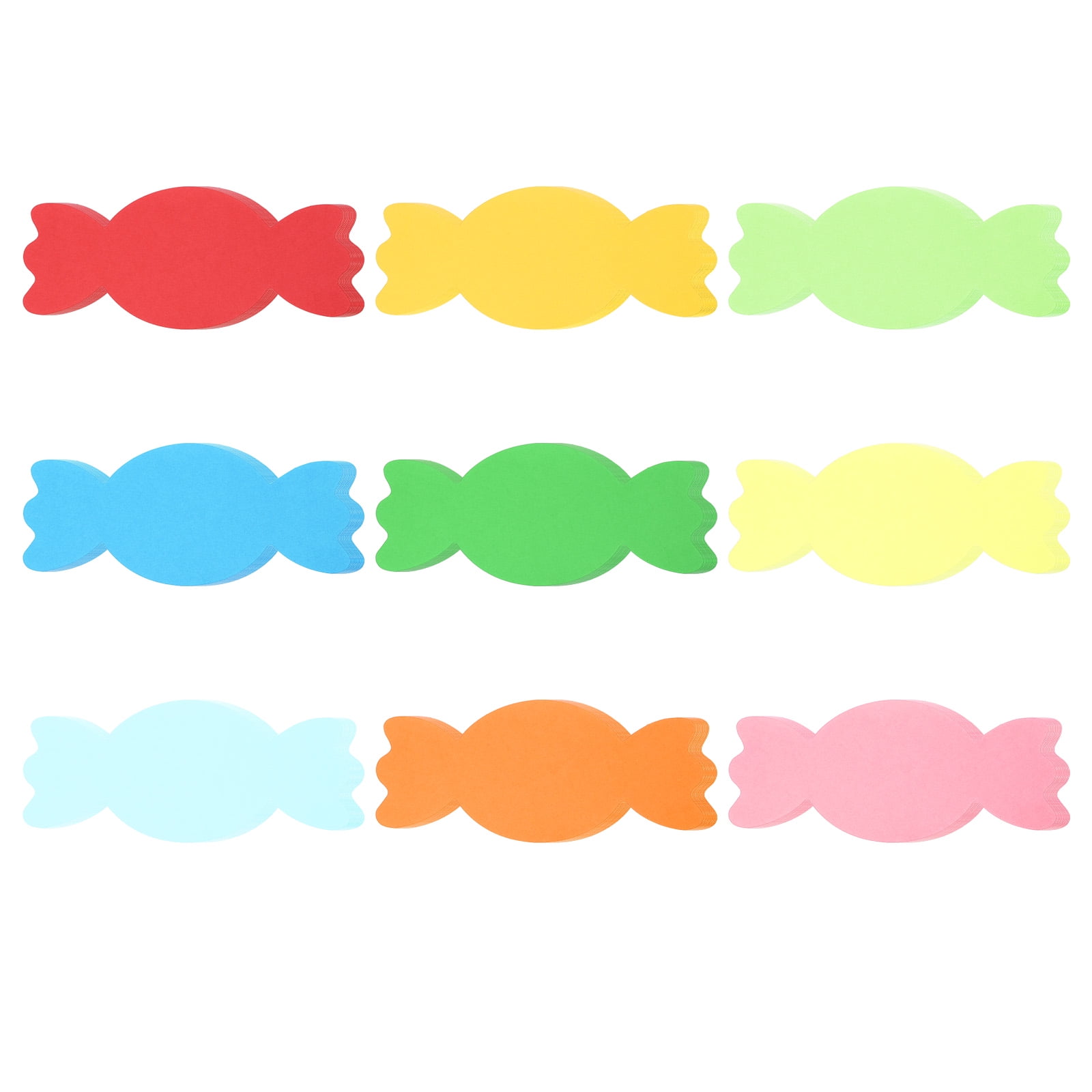 Uxcell 3.5x6.1"Cutouts Paper, 108Pcs Candy Assorted Color Cut Outs ...