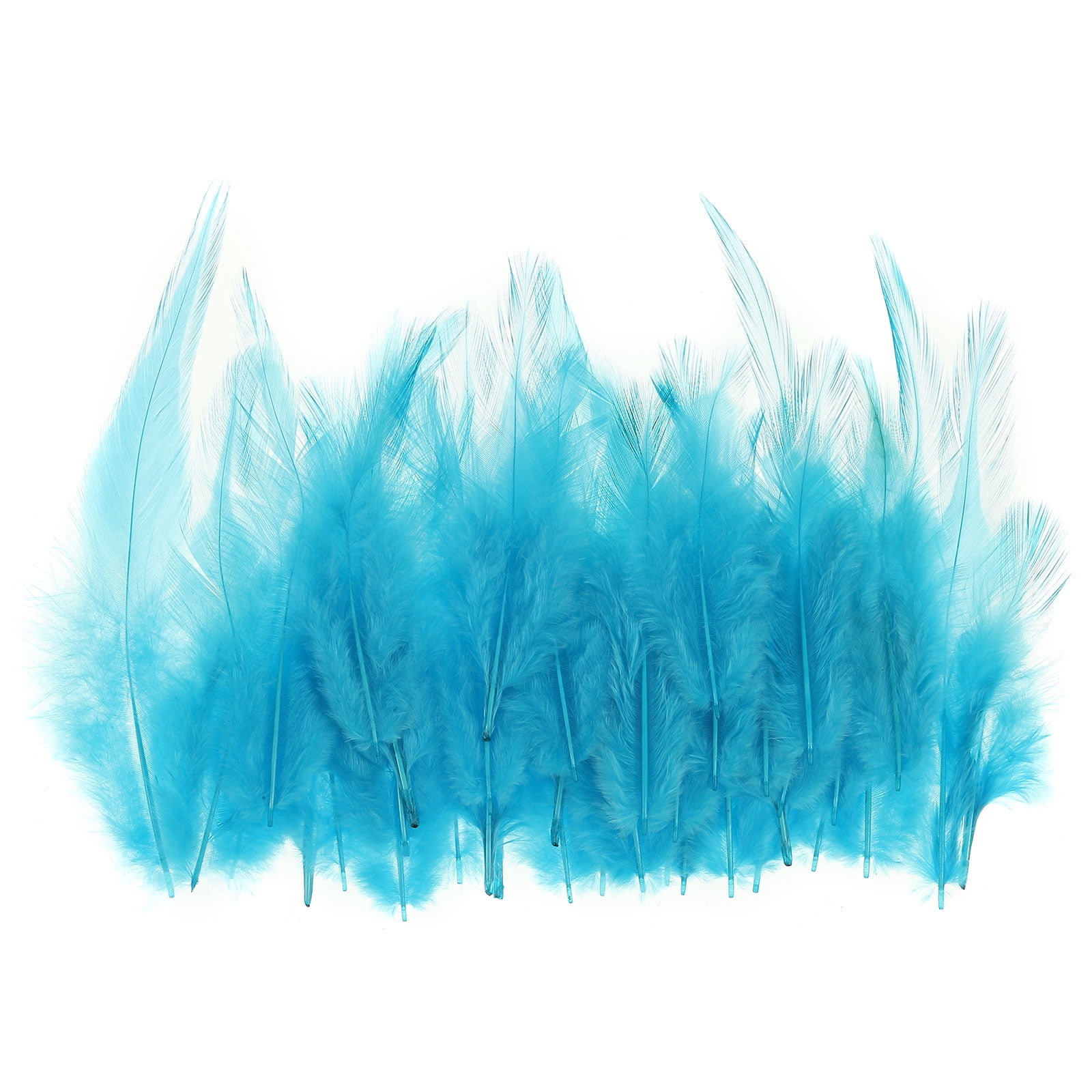 Uxcell 2.8''-5.5'' Saddle Hackle Rooster Feather Bulk Natural Feathers ...