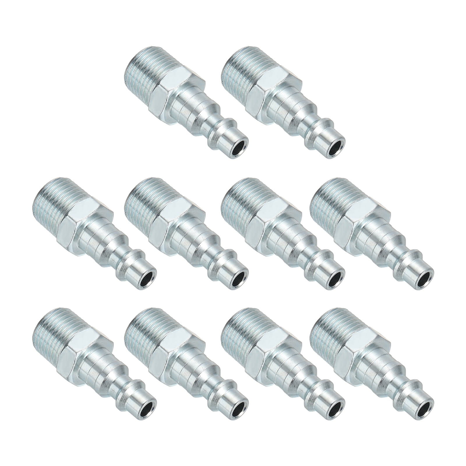 Uxcell 3/8" Air Fittings Steel Air Male Plug Compressor Connect ...