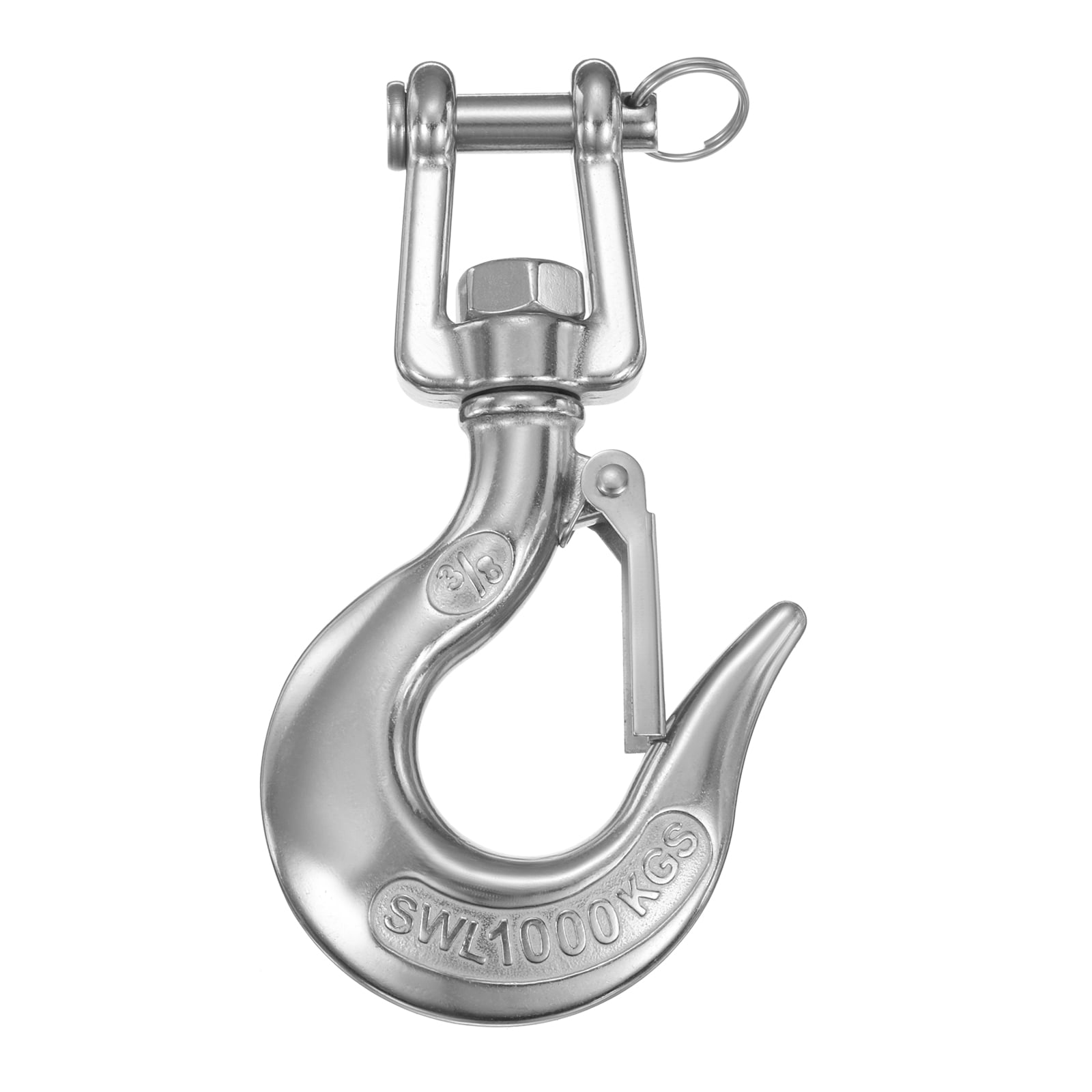 Uxcell 3/8" Clevis Slip Hook, 316 Stainless Steel Clevis Chain Grab ...