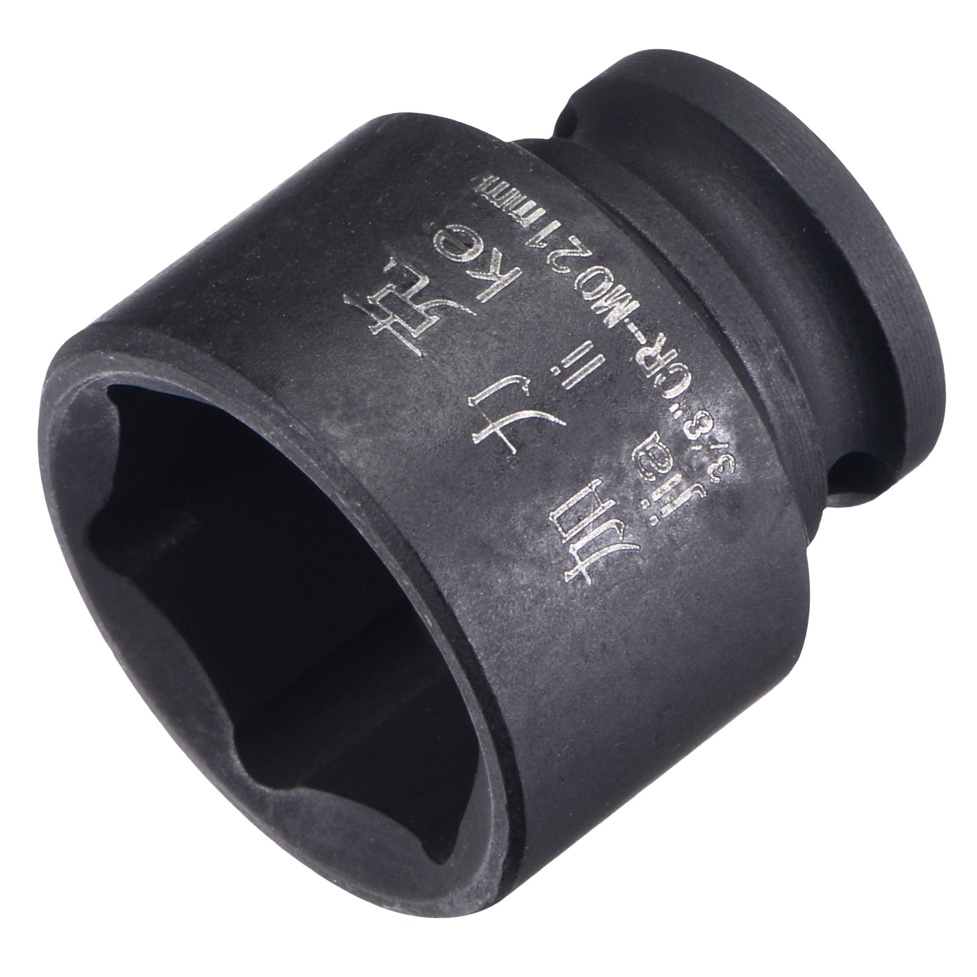 Uxcell 3/8" Drive by 21mm 6-Point Impact Shallow Socket, CR-MO Standard ...