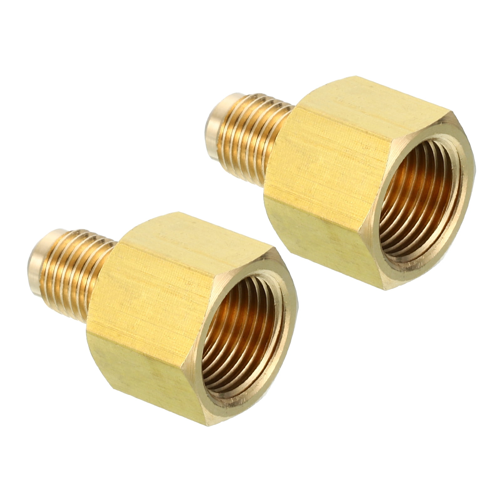 Uxcell Flare Connector SAE 45 Degree Flare Brass Adapter Flare Pipe ...