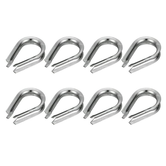 Uxcell 3/8" M10 Stainless Steel Thimble, 304 Stainless Steel Wire Rope ...