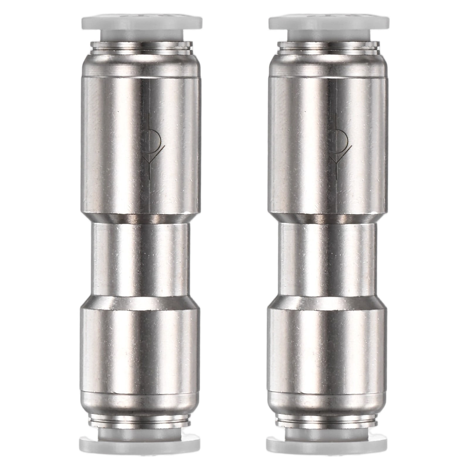 Uxcell 3/8" OD Check Valve, Nickel Plated Brass Push to Connect Fitting ...