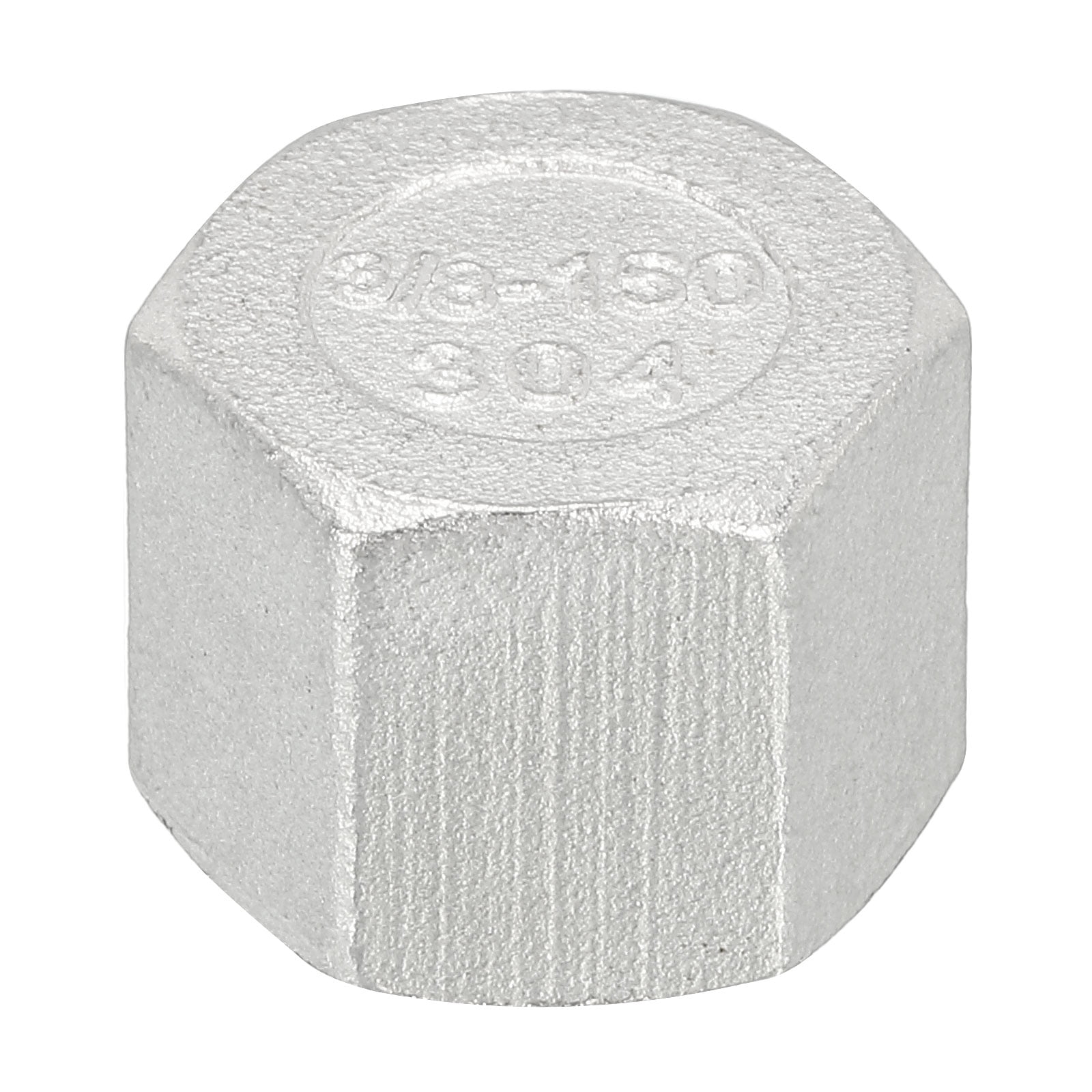 Uxcell 3/8" Pipe Fitting Cap, 304 Stainless Steel Forged Pipe Cap for ...
