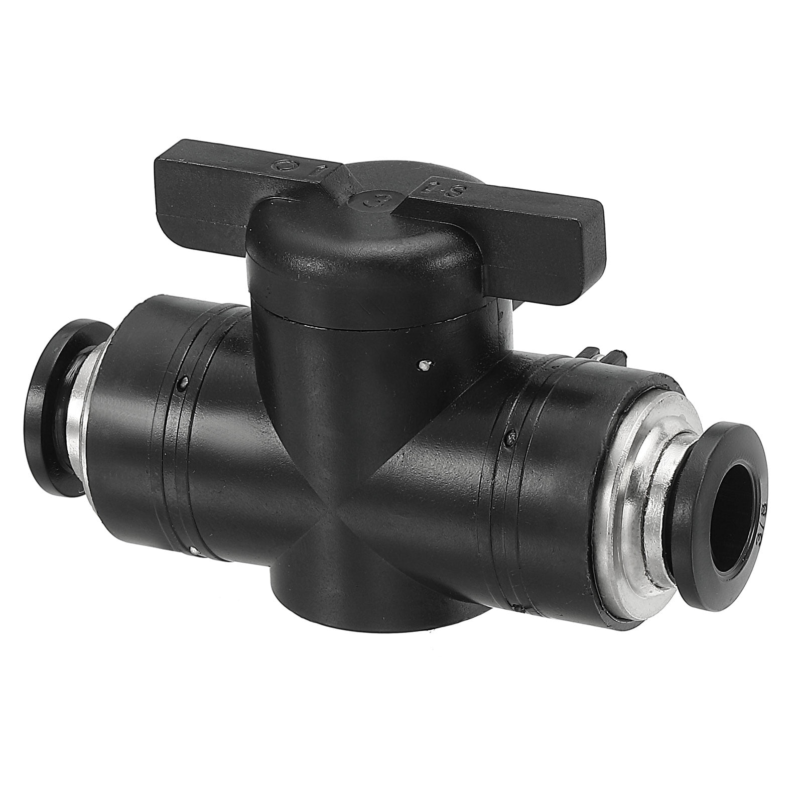 Uxcell 3/8" Pneumatic Ball Valve, Push to Connect Fittings Quick ...