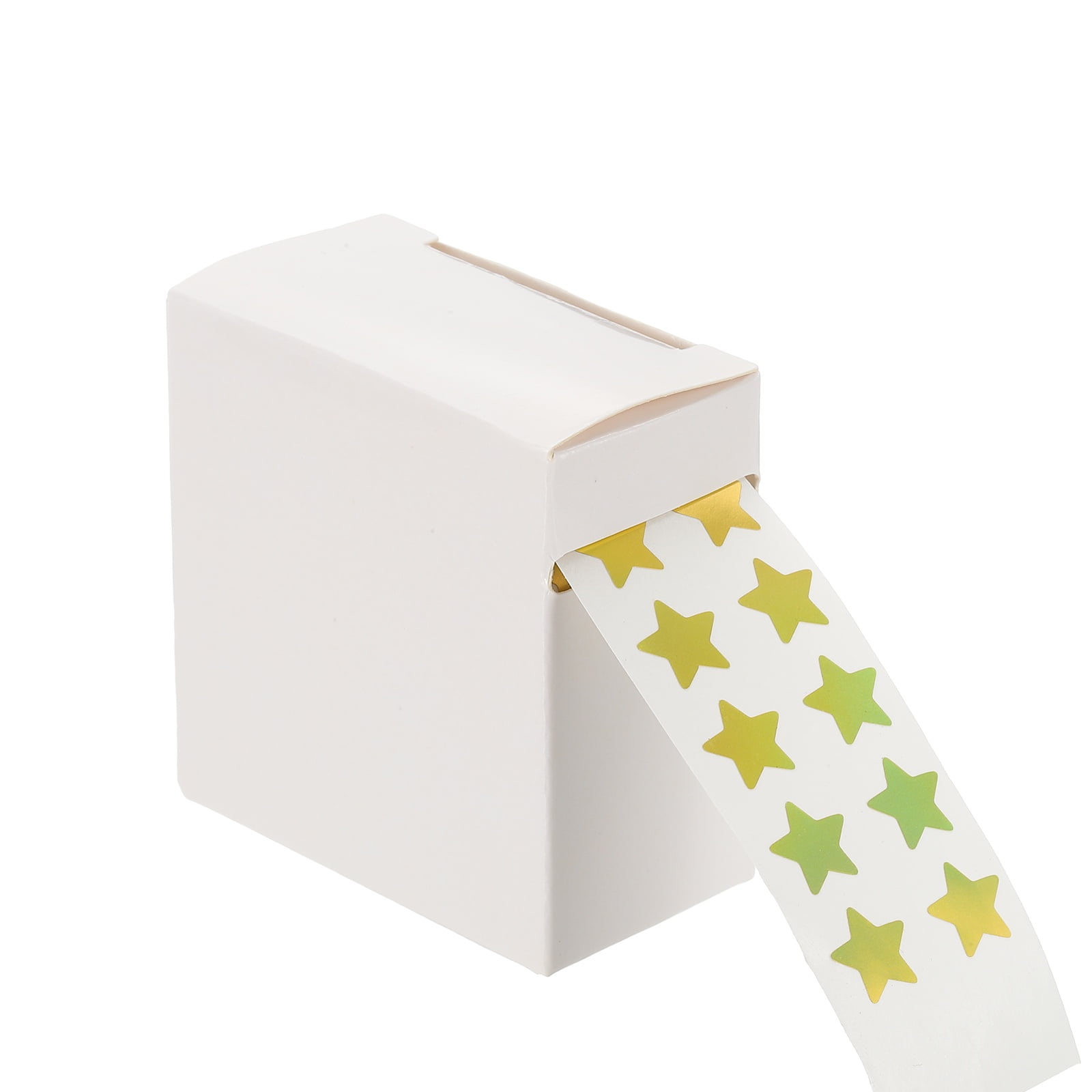 Uxcell 3/8" Star Stickers Roll, 1000 Pcs Self-Adhesive Reward Stickers ...