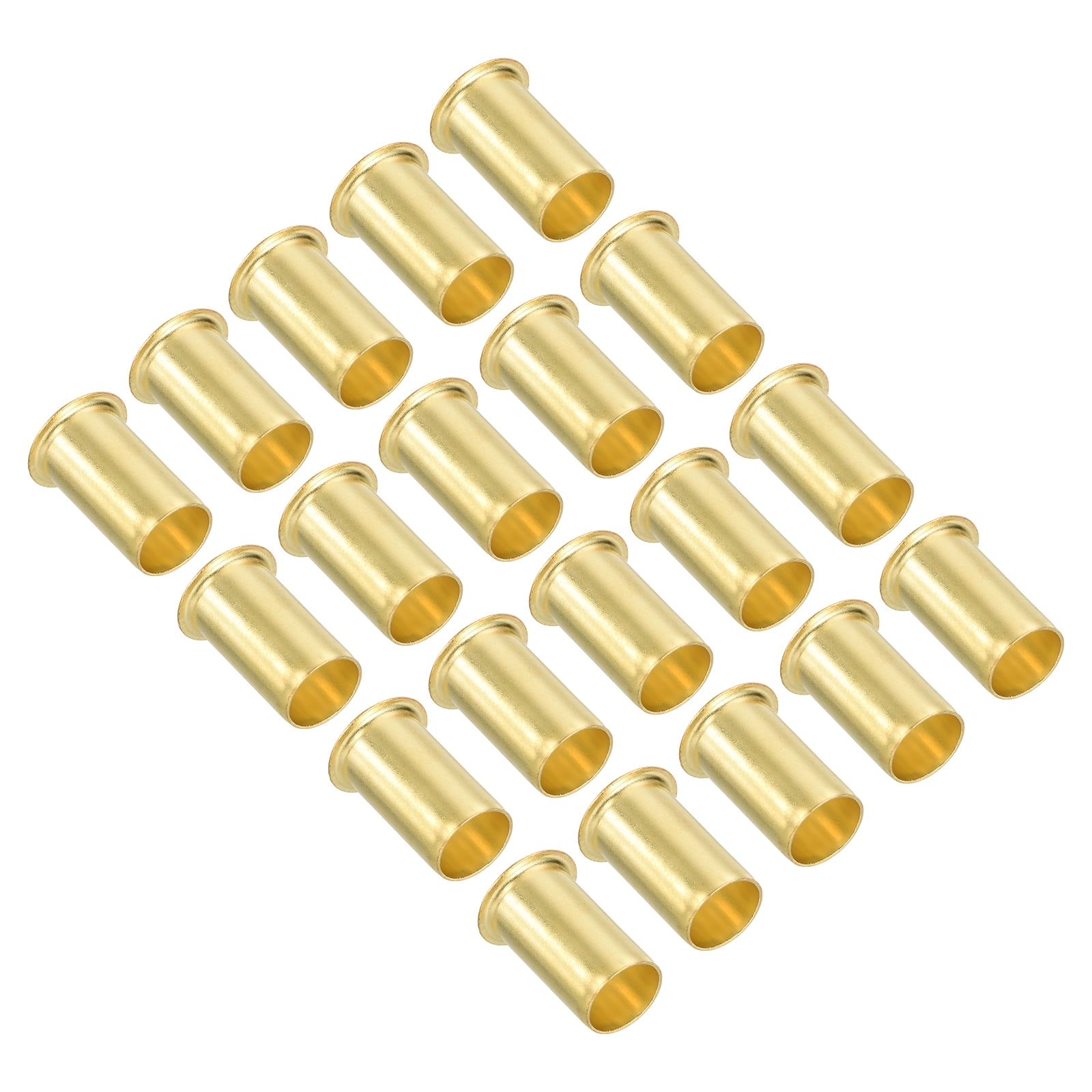 Uxcell 3/8" Tube ID Brass Compression Insert, 20Pcs Insert Tube Support ...