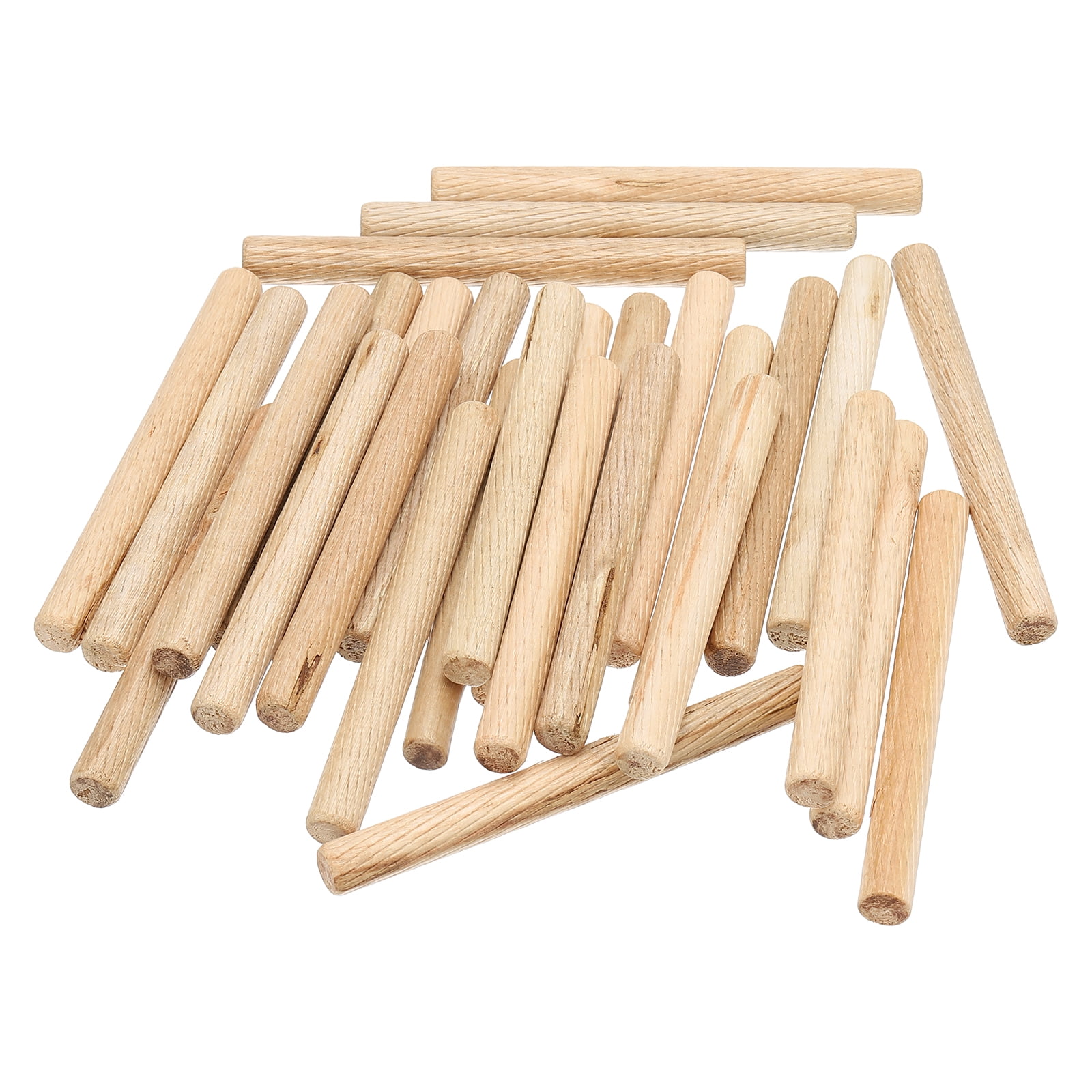 Uxcell 3/8 Wooden Dowel Pins,200 Pcs M10x100mm Wood Dowel Pins Hardwood ...