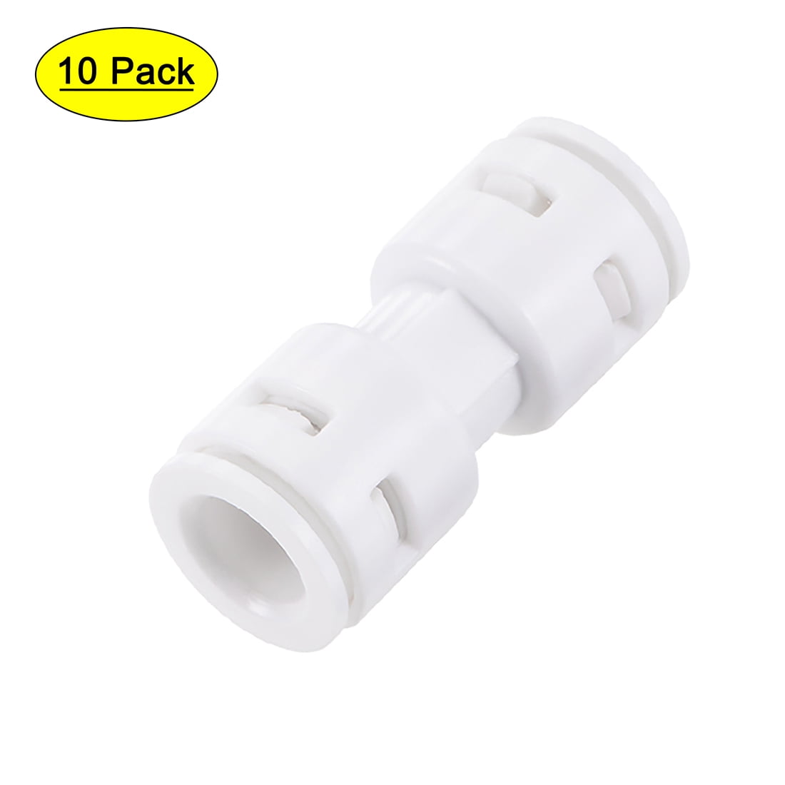 Uxcell 3/8" to 3/8" Push Fit Straight Connect Fittings Quick Connector ...