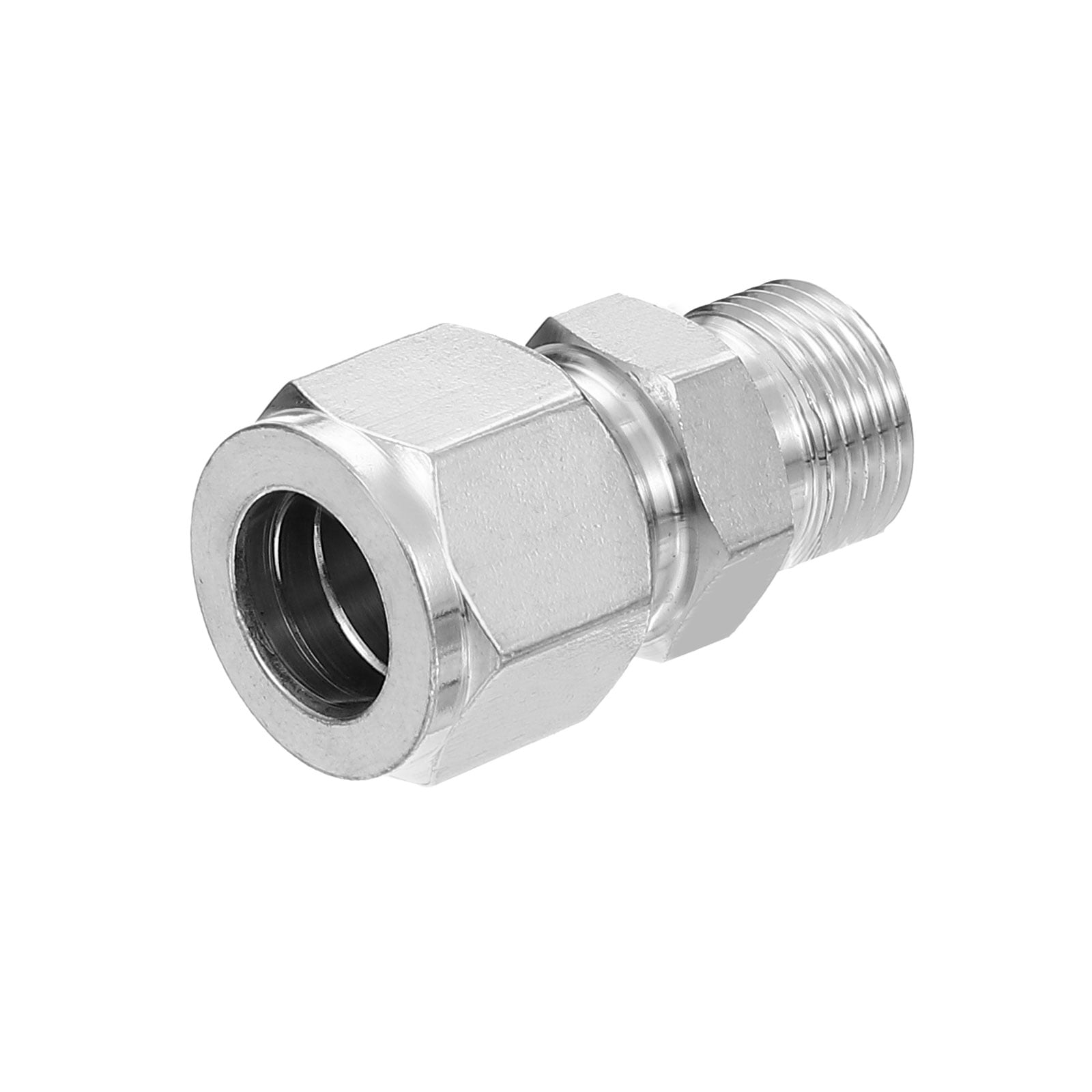 Uxcell 3/8G x Φ1/2" Stainless Steel Compression Tube Fitting with ...