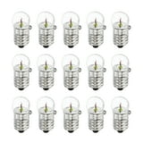 Uxcell 3.8V E10 Warm Yellow Light Mini Incandescent Bulbs with Box 1 ...