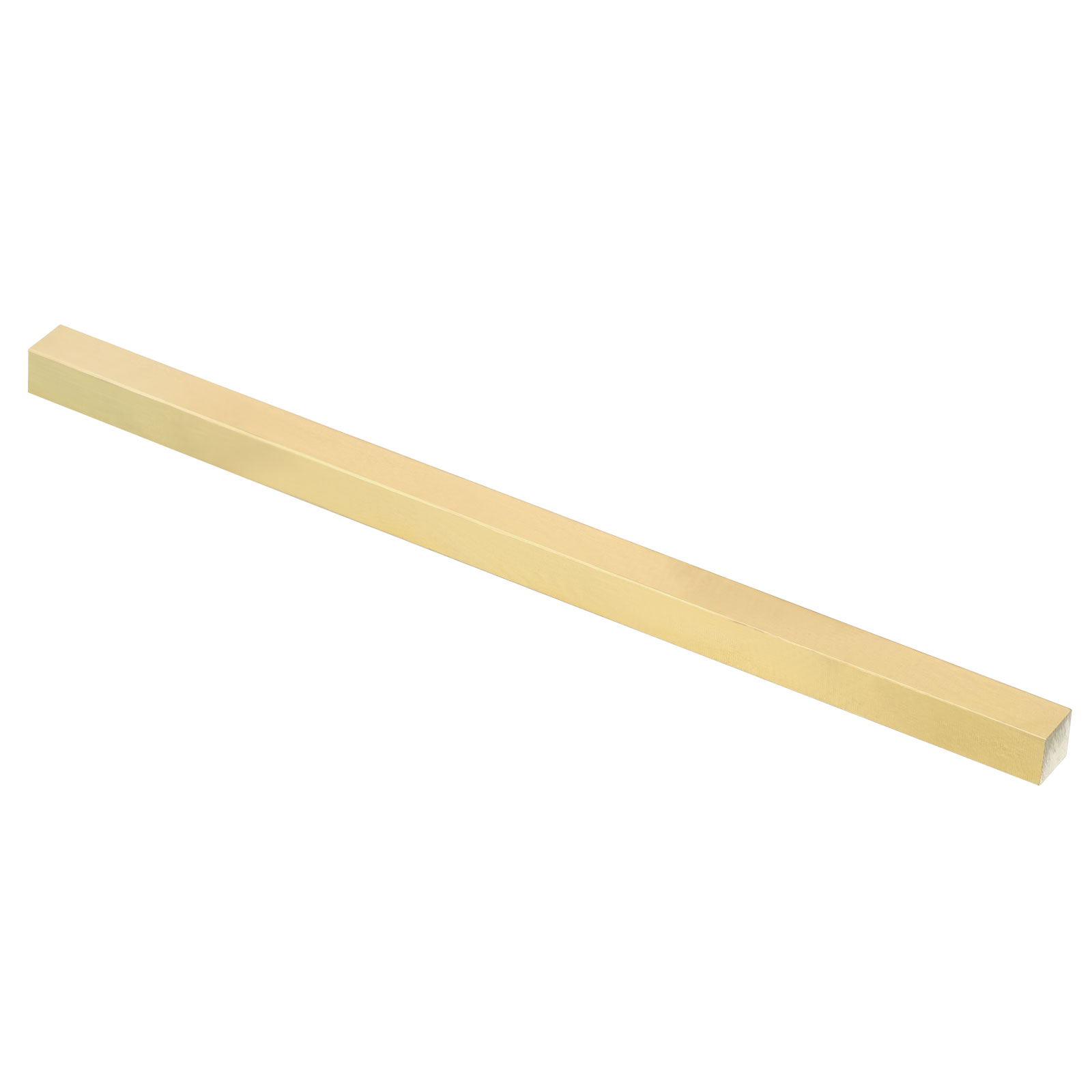 Uxcell 3/8x3/8x8" C360 Brass Square Bar, Solid Square Mill Stock, Brass ...