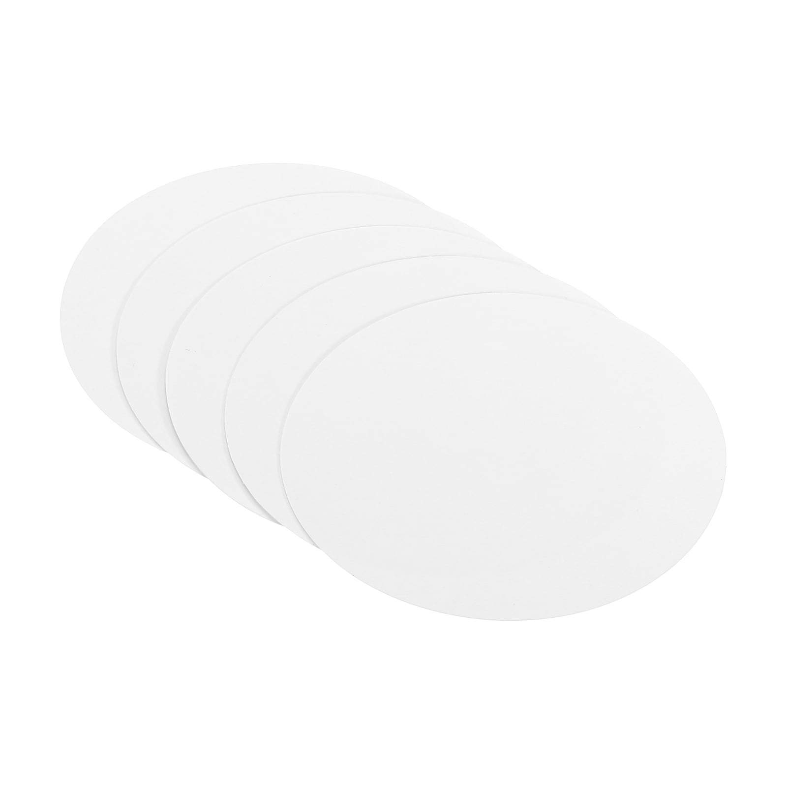 Uxcell 3.9-inch Round Cardboard Paper, 25 Pcs Blank Disc Circles Slices ...