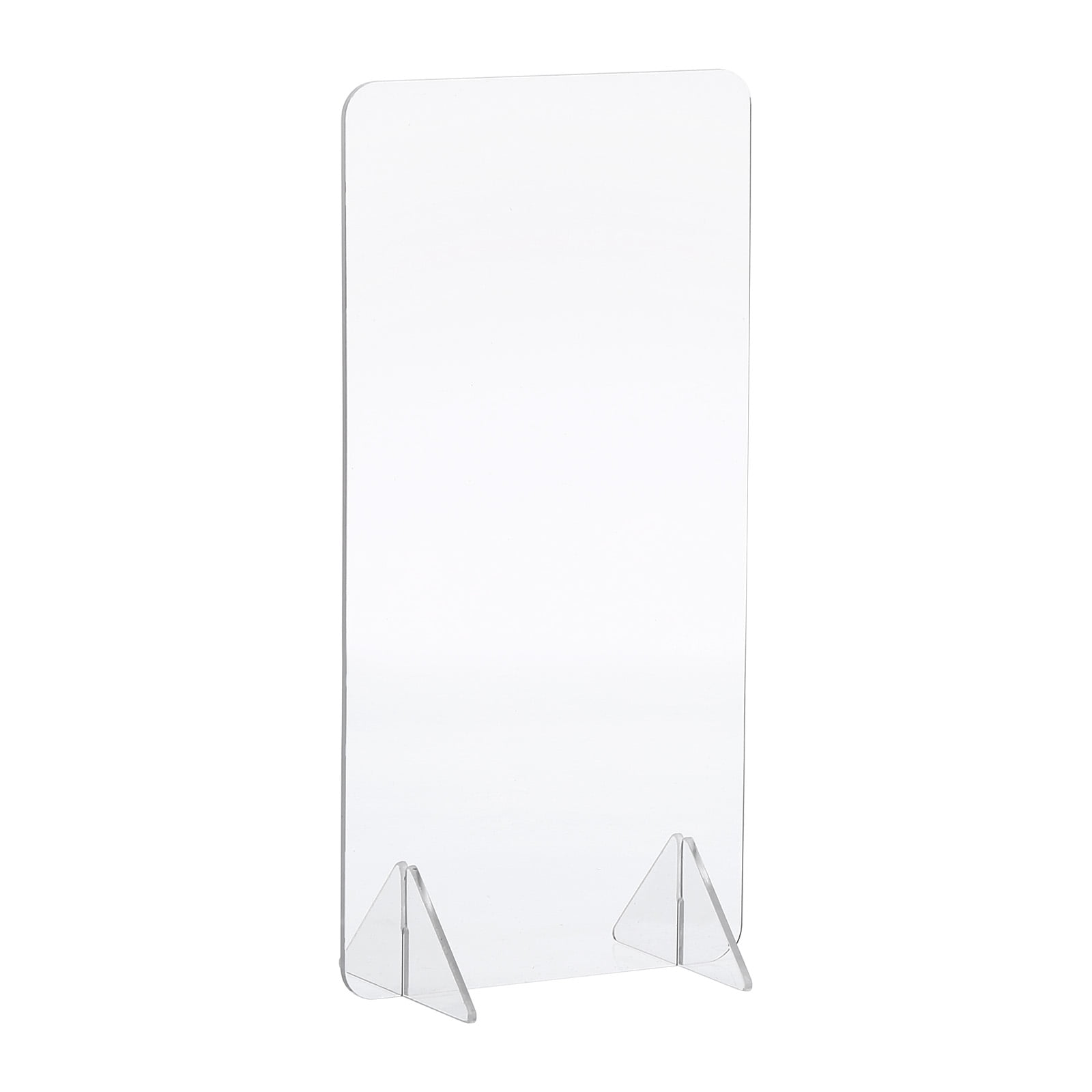 Uxcell 3.9" x 7.9" Acrylic Dry Erase Board Message Board with Stand ...