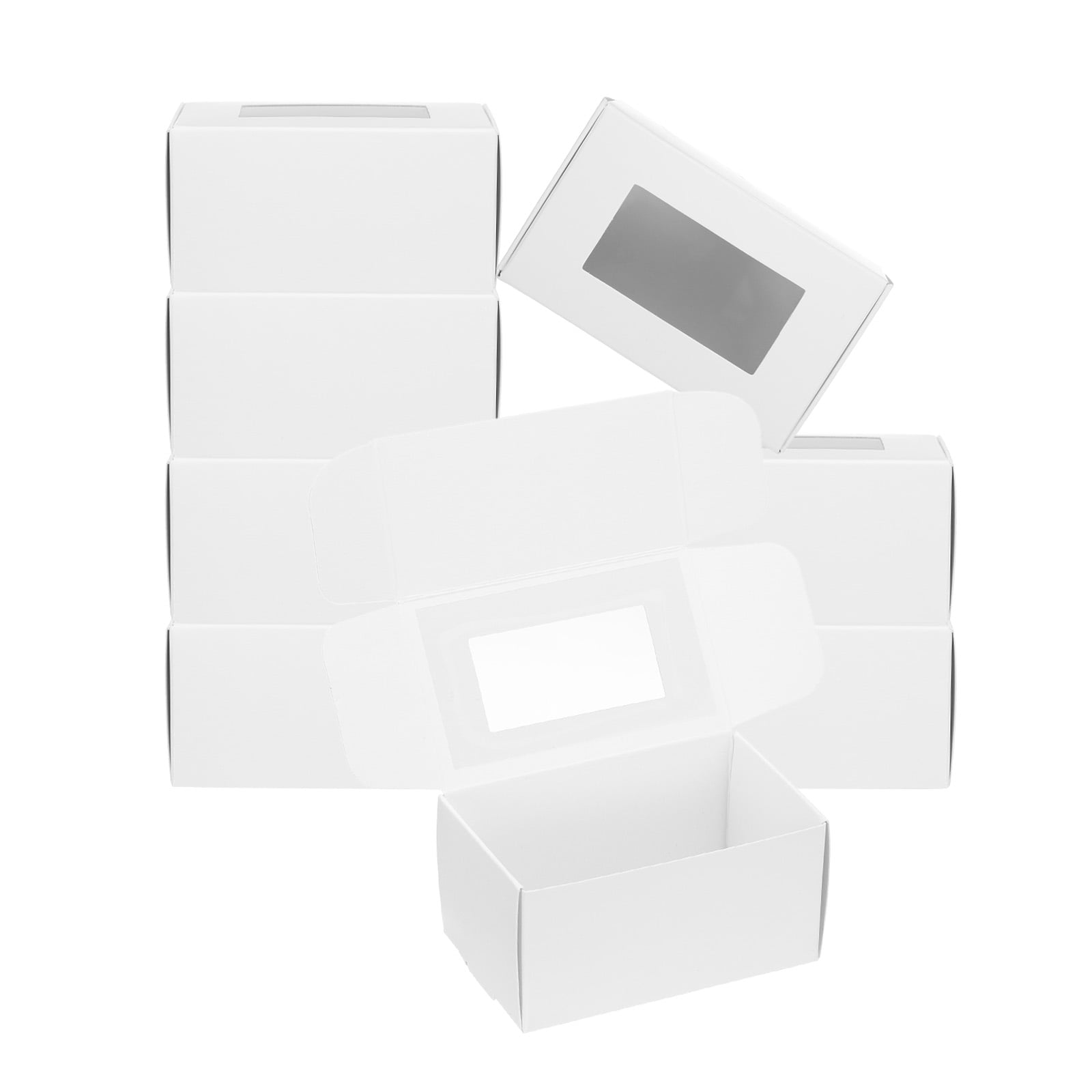 Uxcell 3.9"x2.4"x2" Paper Soap Box with Window, 20 Pack Soap Boxes ...