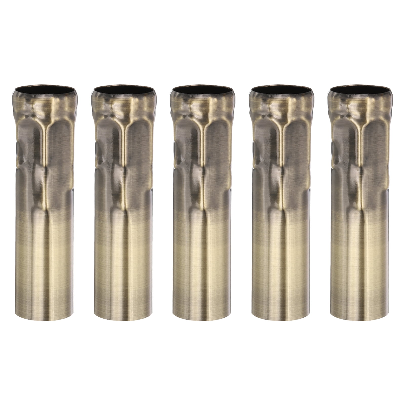 Uxcell 3.94" Tall Candle Covers Sleeves, 5 Pcs Metal E14 Chandelier ...
