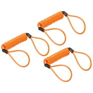 Unique Bargains Coated Security Steel Cable Lock Wire Rope Double Loop ...