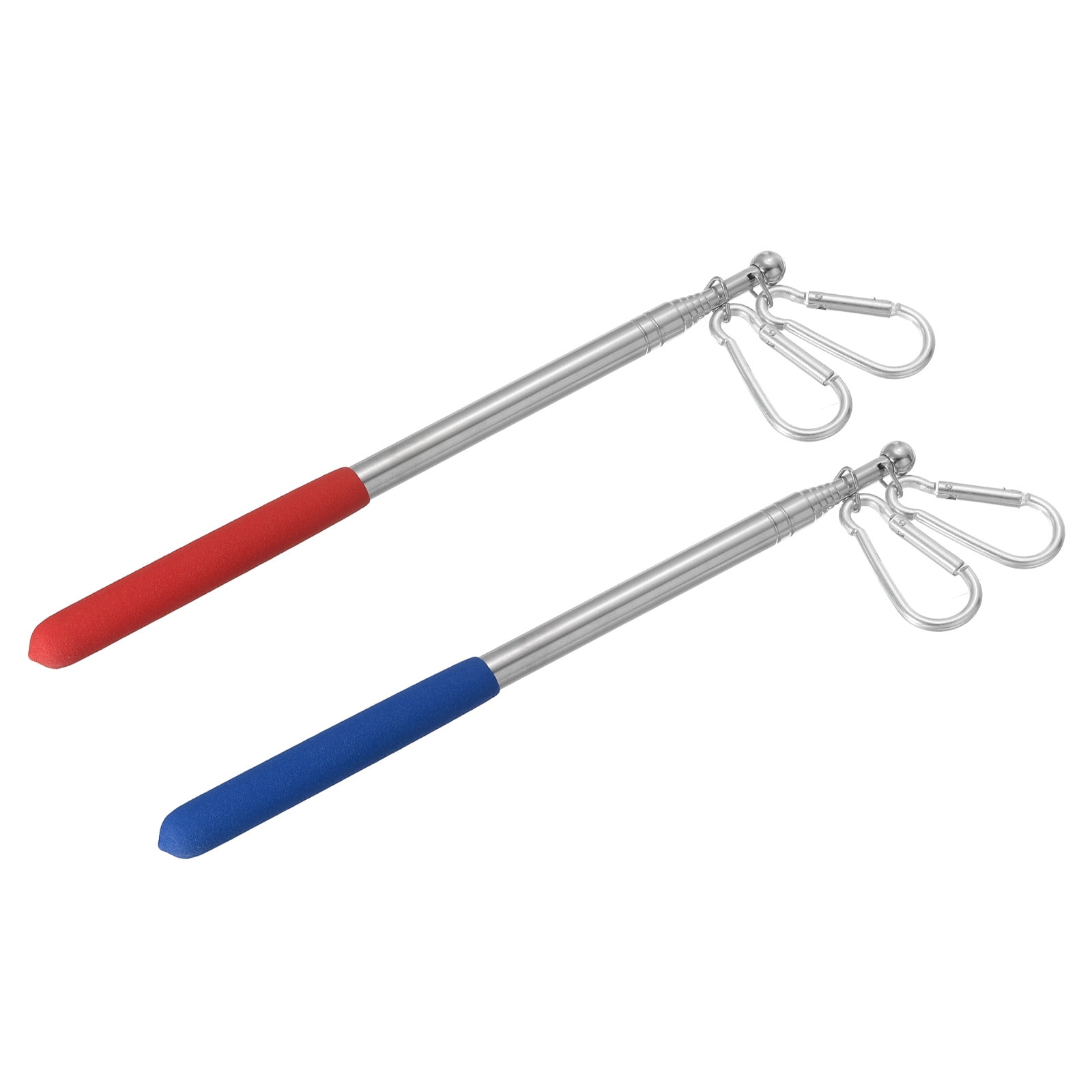 Uxcell 3.9ft Telescopic Handheld Flagpoles Tour Guide Flag Pole with ...