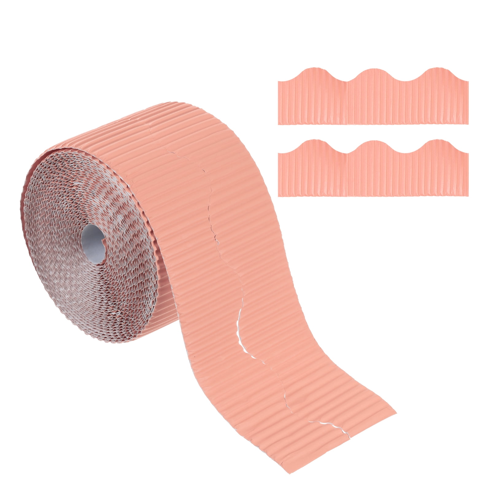 Uxcell 3.9inch x 49.2ftBulletin Board Border Scalloped Trim Paper for ...