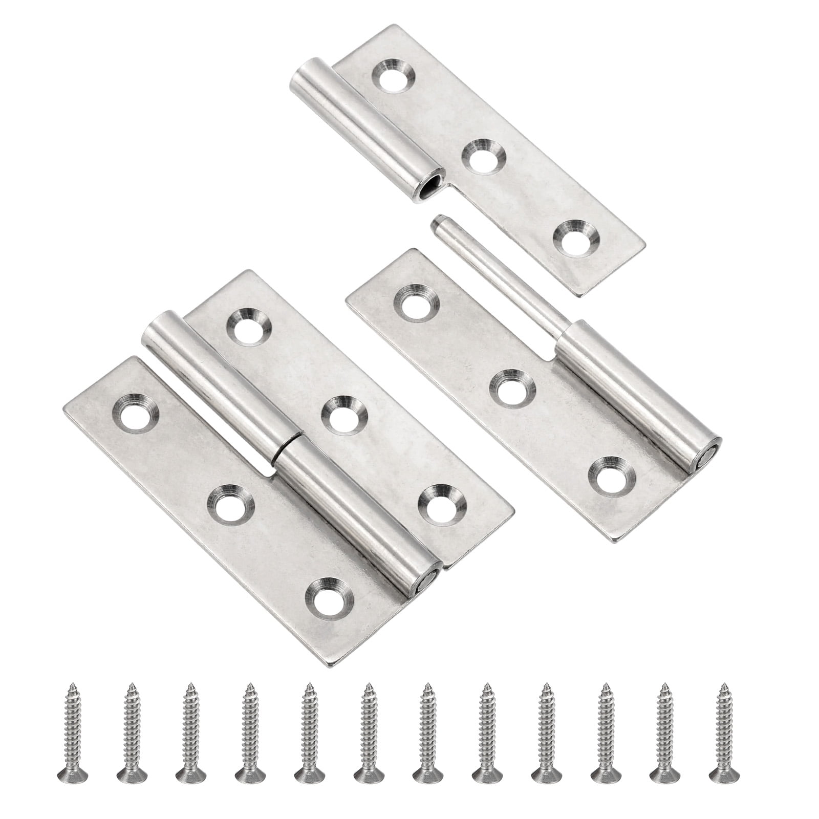 Uxcell 3" Detachable Lift Off Hinges Left Handed Handed Slip Joint Flag ...