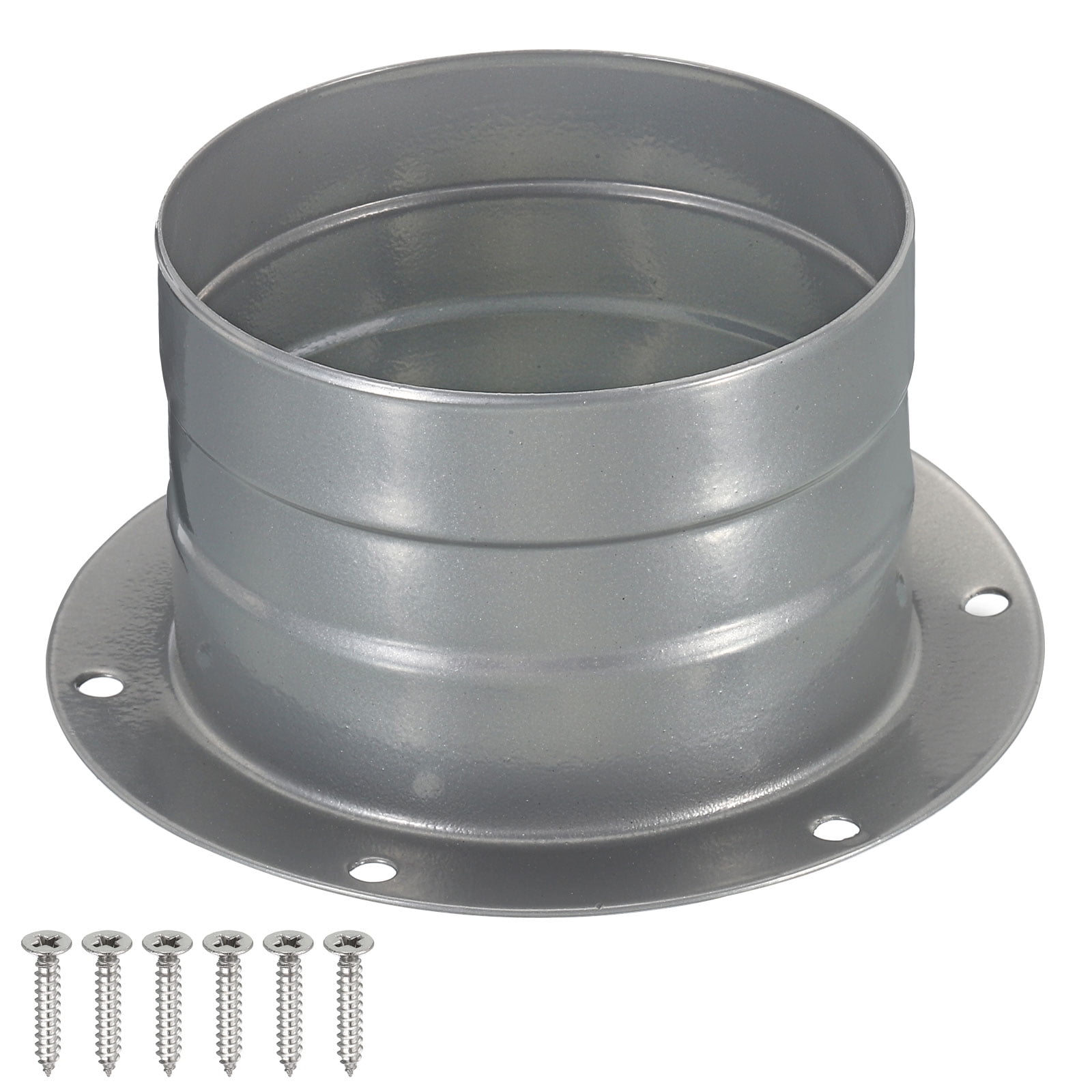 Uxcell 3" Duct Connector Flange Metal Exhaust Flange Duct Mounting ...