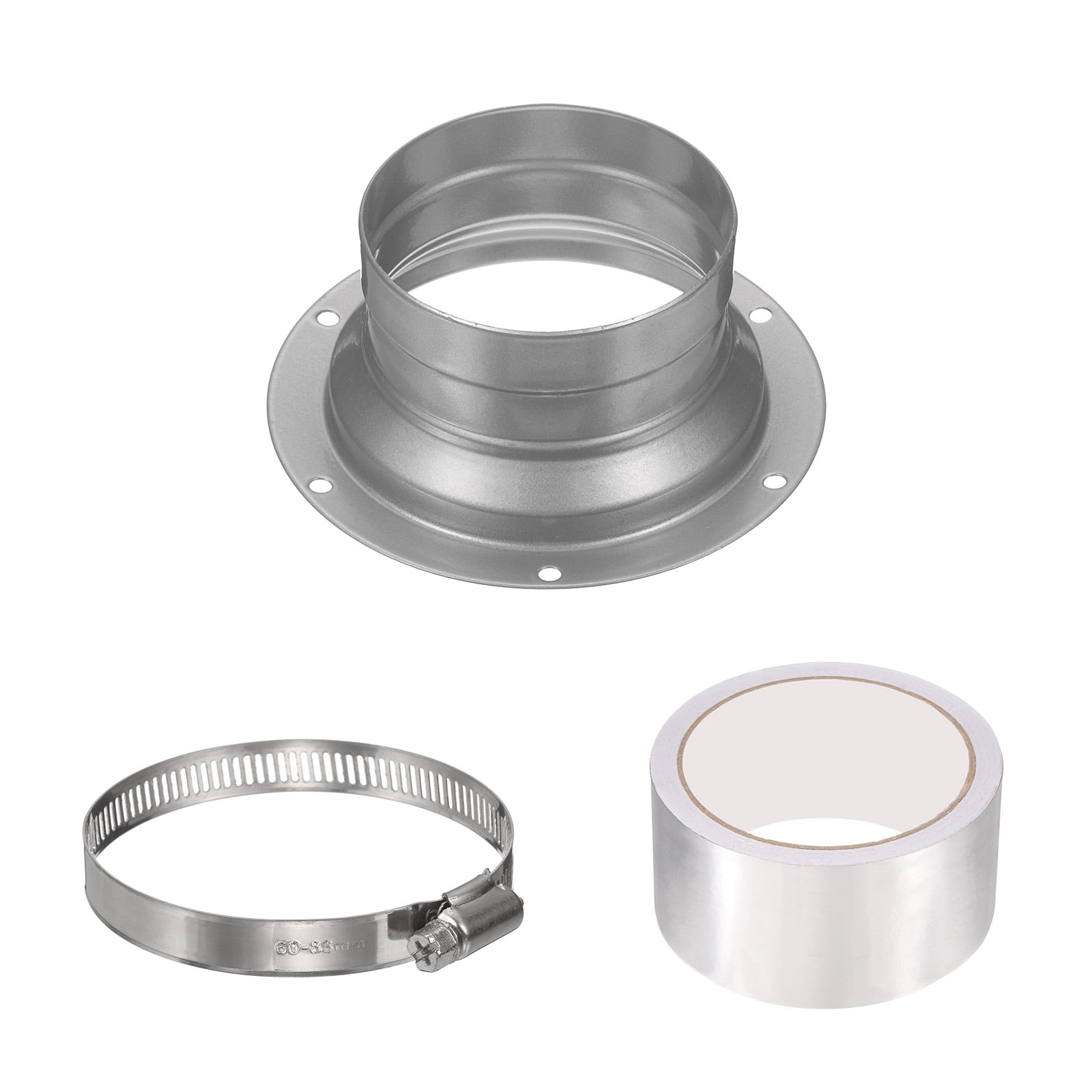 Uxcell 3" Duct Connector Flange, Metal Interface Duct Connector with ...