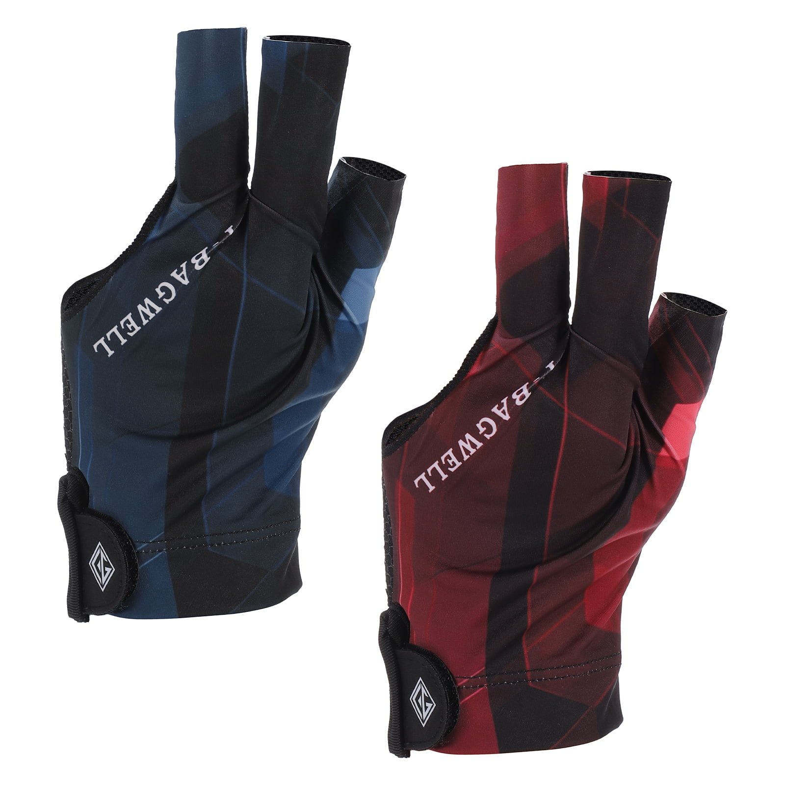 Uxcell 3 Finger Pool Glove Left Hand, Billiard Gloves Pool Cue ...