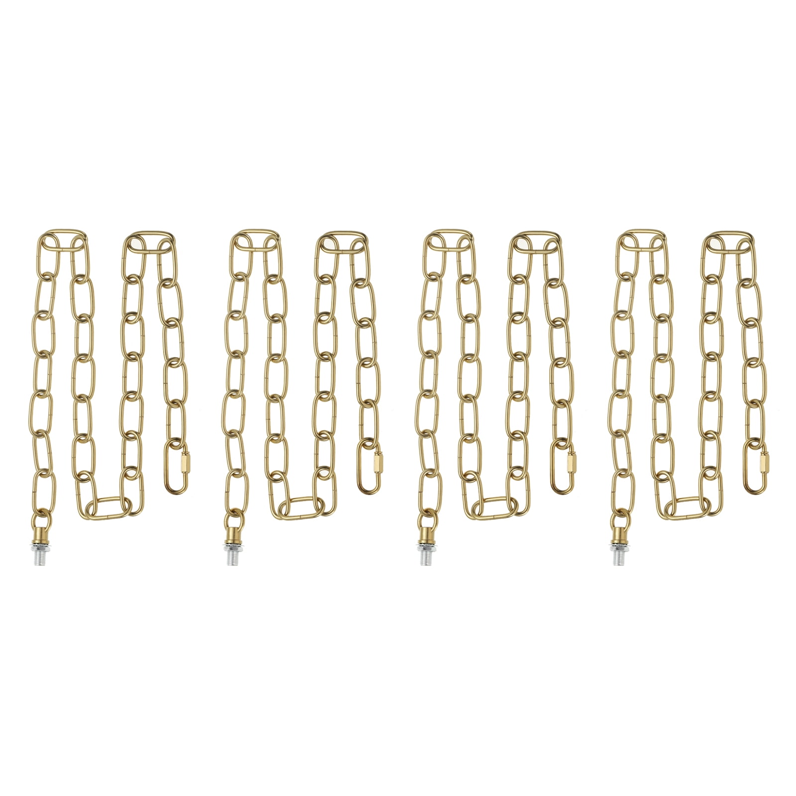 Uxcell 3 Ft Light Fixture Chain, 4 Set Lighting Chain with Quick Link ...
