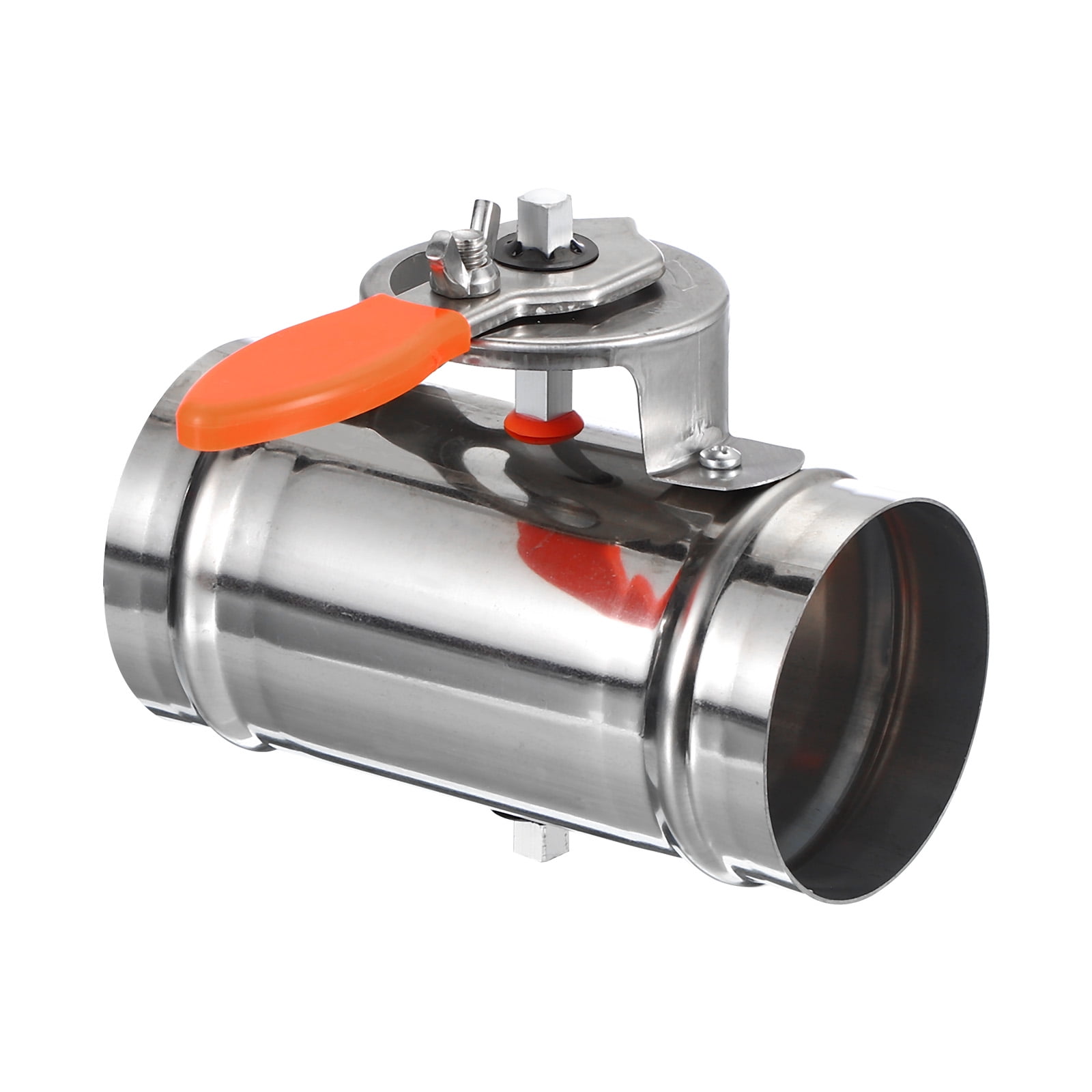 Uxcell 3" HVAC Duct Manual Volume Damper, Stainless Steel Adjustment ...