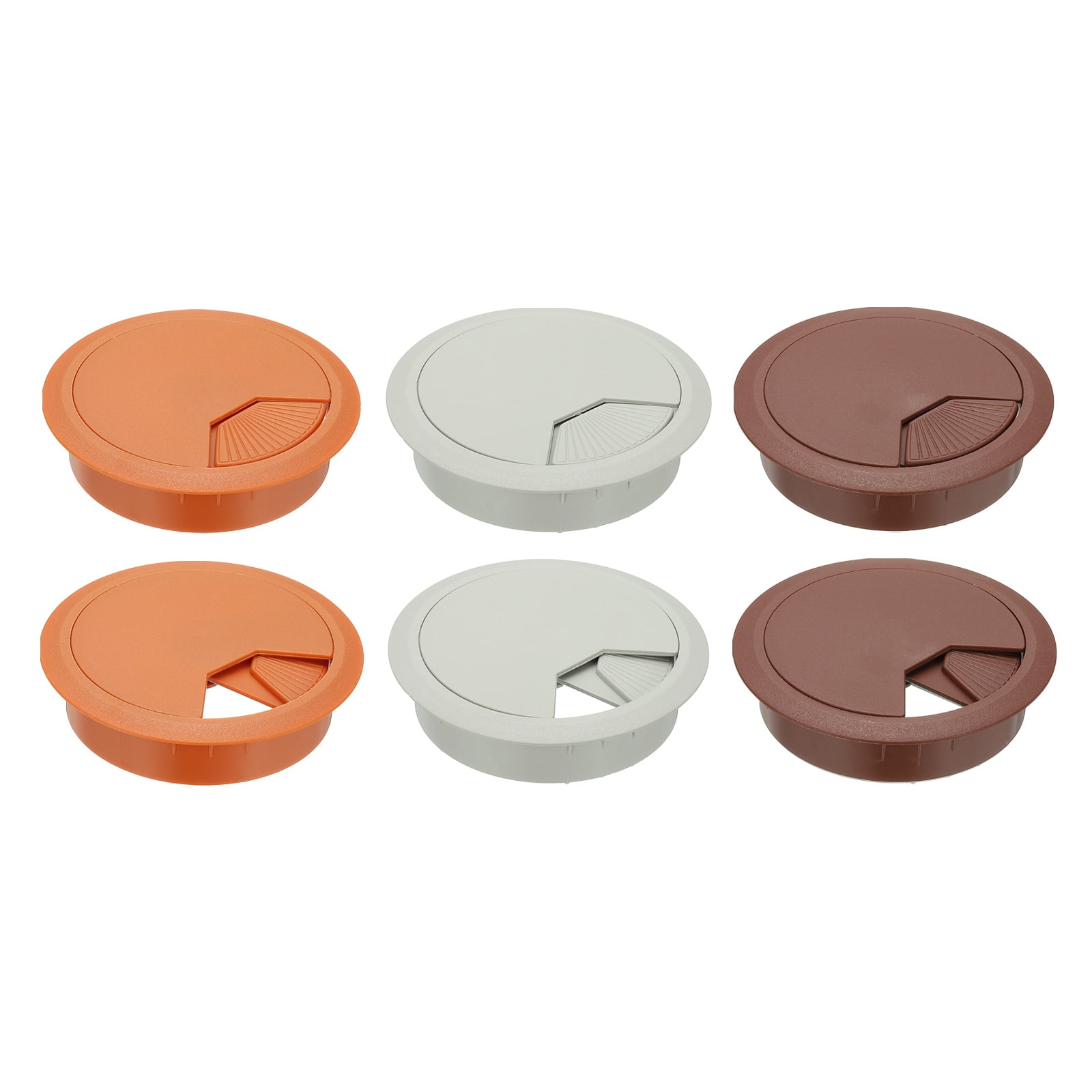 Uxcell 3 Inch Desk Grommet, 6Pcs Cable Grommet Wire Management Cable ...