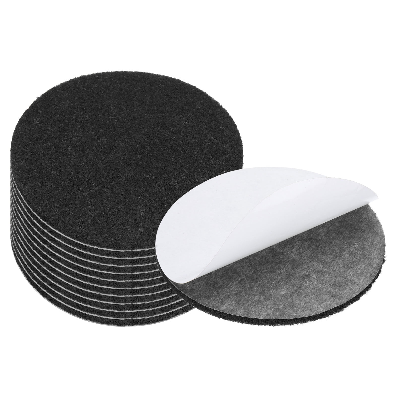 Uxcell 3 inch Diameter Lamp Base Felt 12 Pack 0.12 inch Thickness Round ...