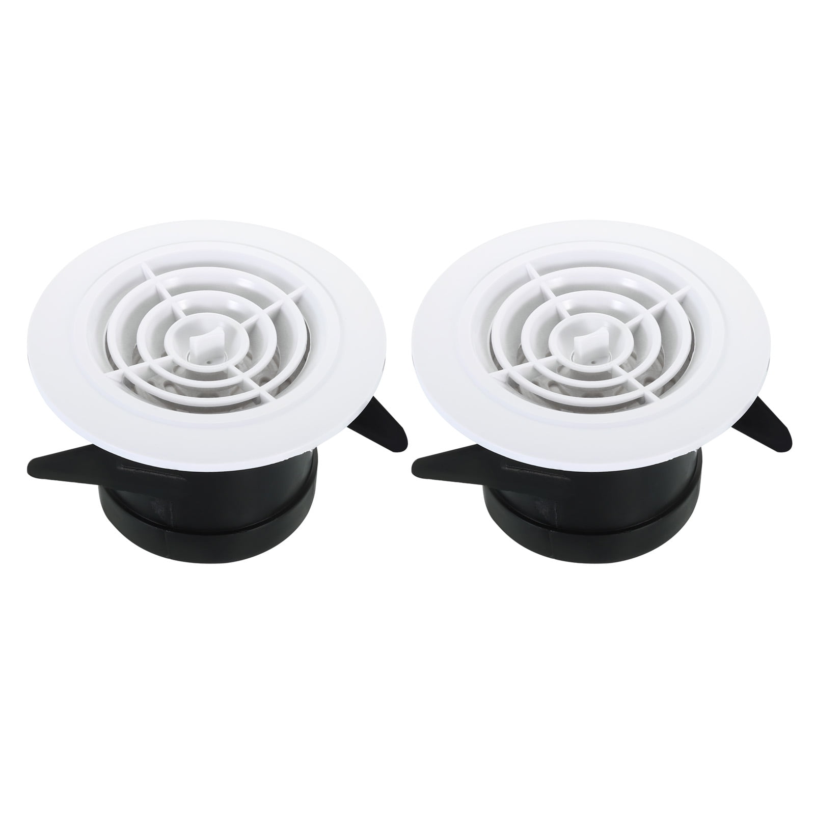 Uxcell 3 Inch Round Air Vent 2pcs Adjustable Ceiling Diffuser Grill ...