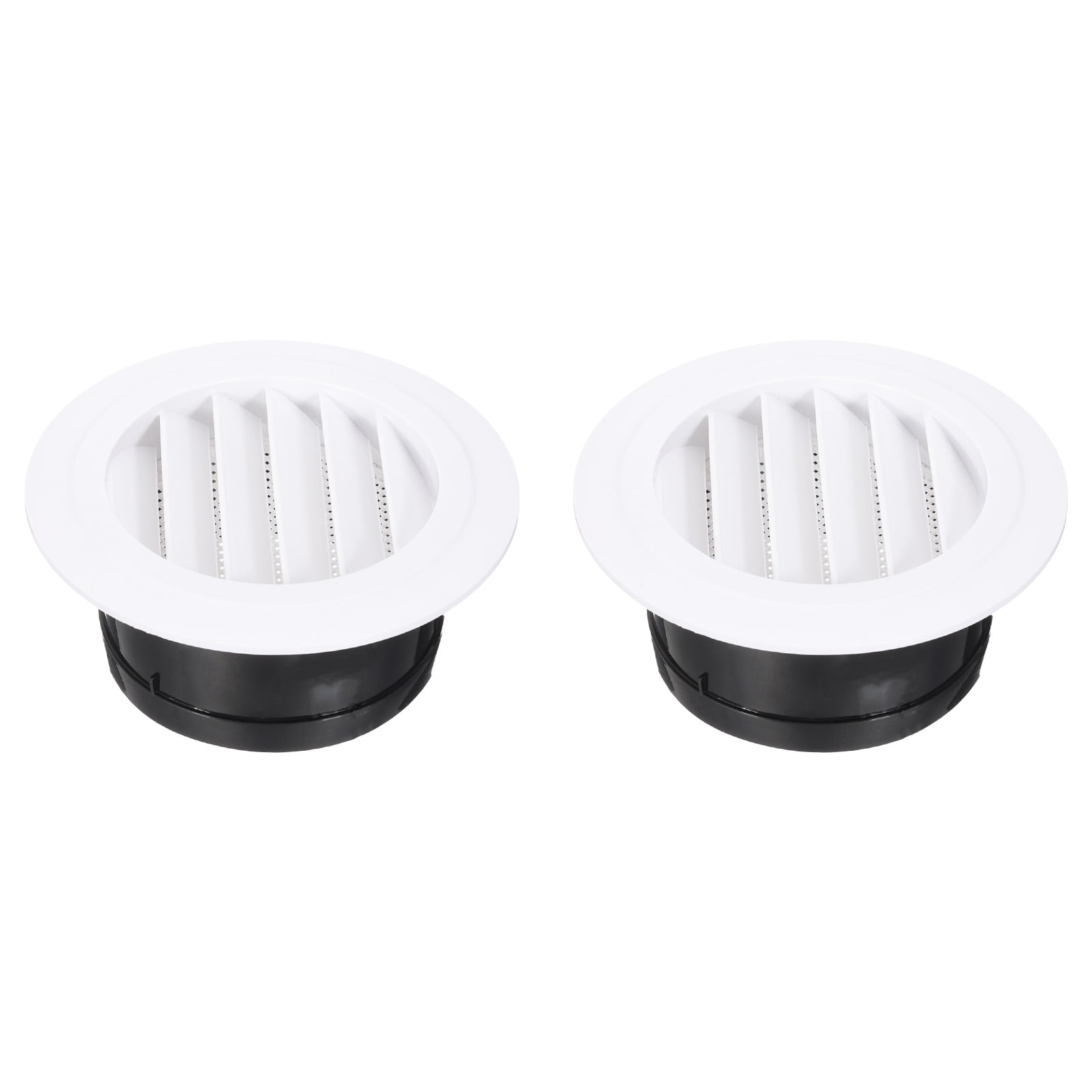 Round Air Vent Cover, ABS Louver Soffit Vents for Bathroom Kitchen ...