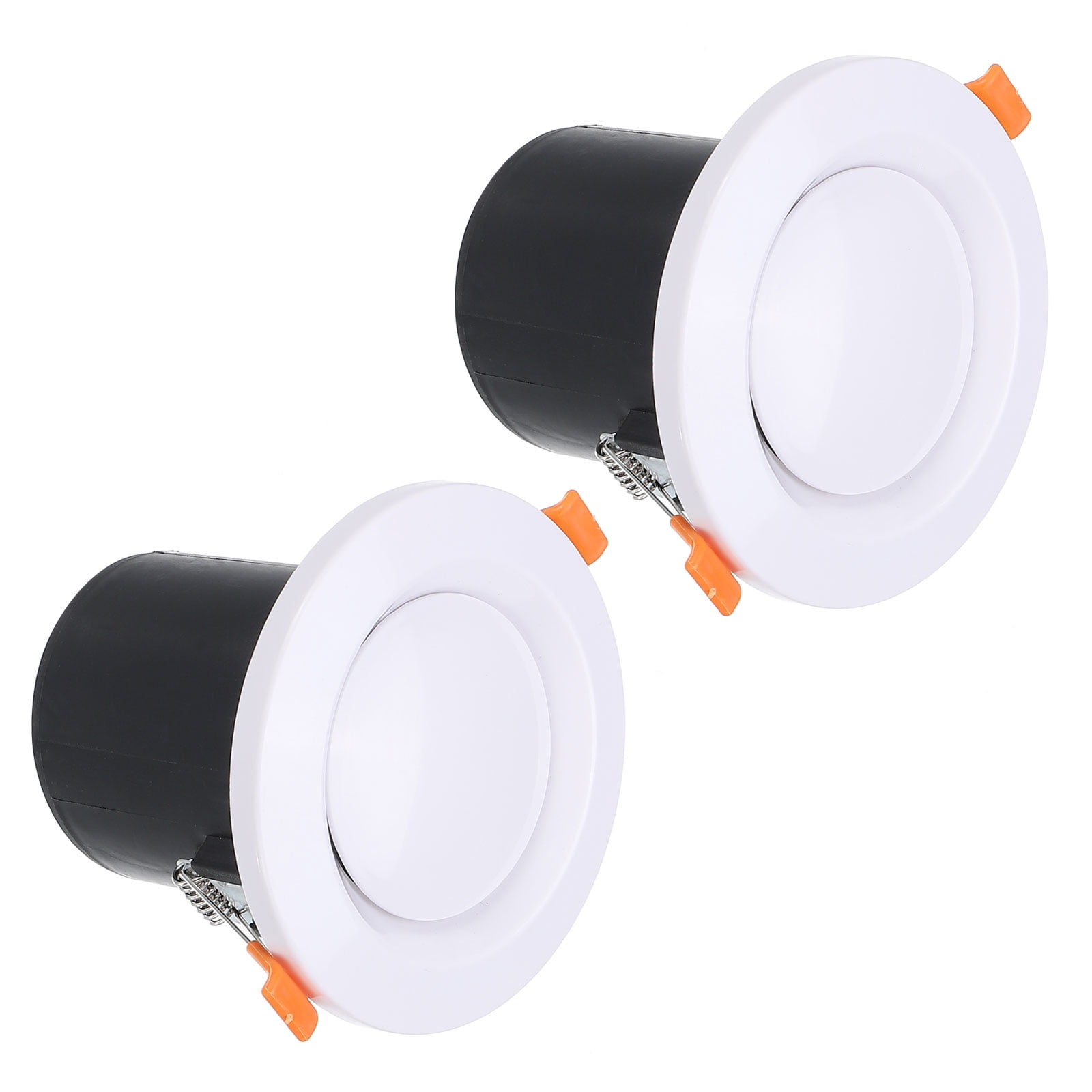Uxcell 3 Inch Round Air Vent Spring Loaded, 2pcs ABS Adjustable Soffit ...