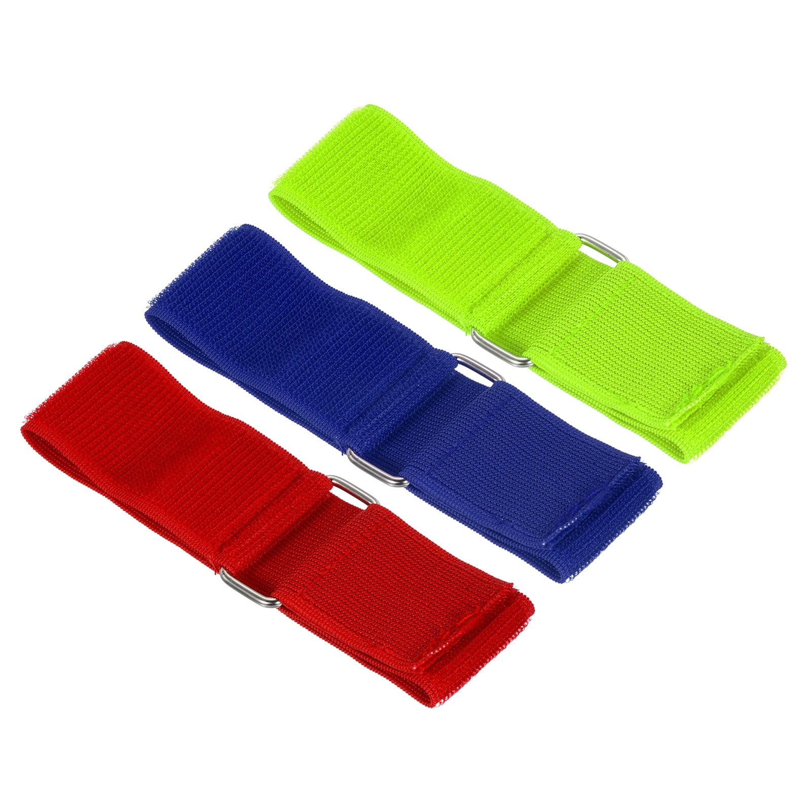 Uxcell 3 Legged Race Band Nylon Elastic Tie Party Game 3 Pack (Blue ...