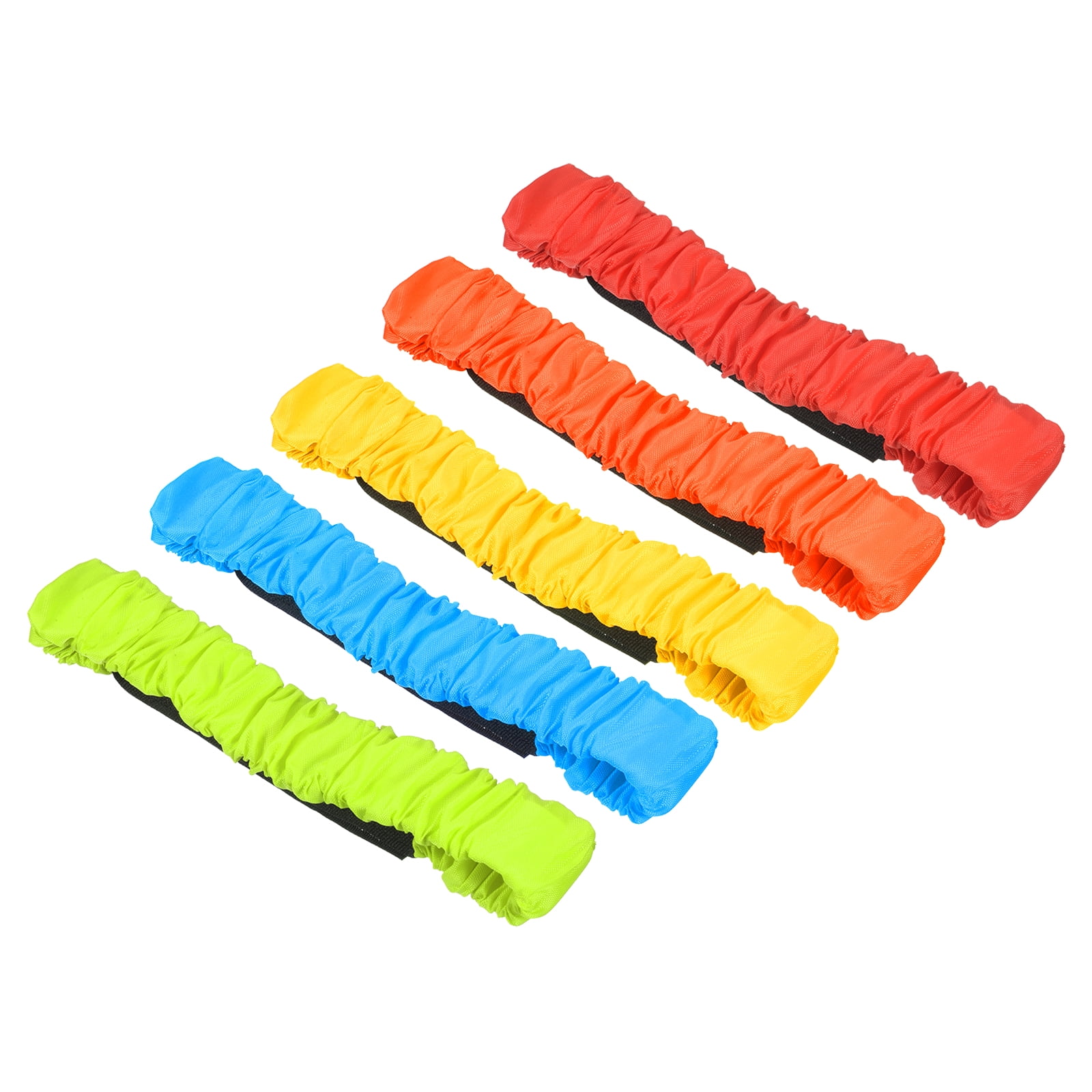 Uxcell 3 Legged Race Tie Band Outdoor Carnival Game Blue, Green, Orange ...