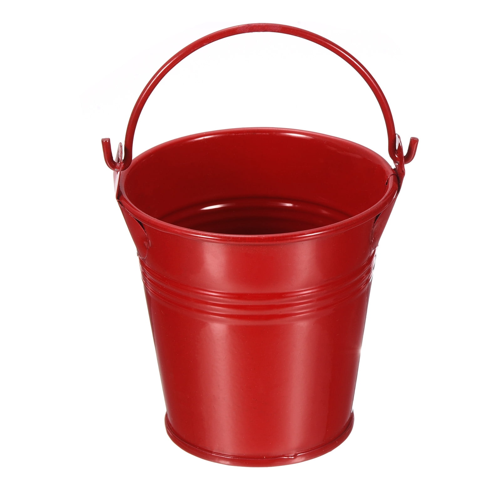 Uxcell 3" Metal Planter Bucket with Handle Flowerpot Container Decor ...