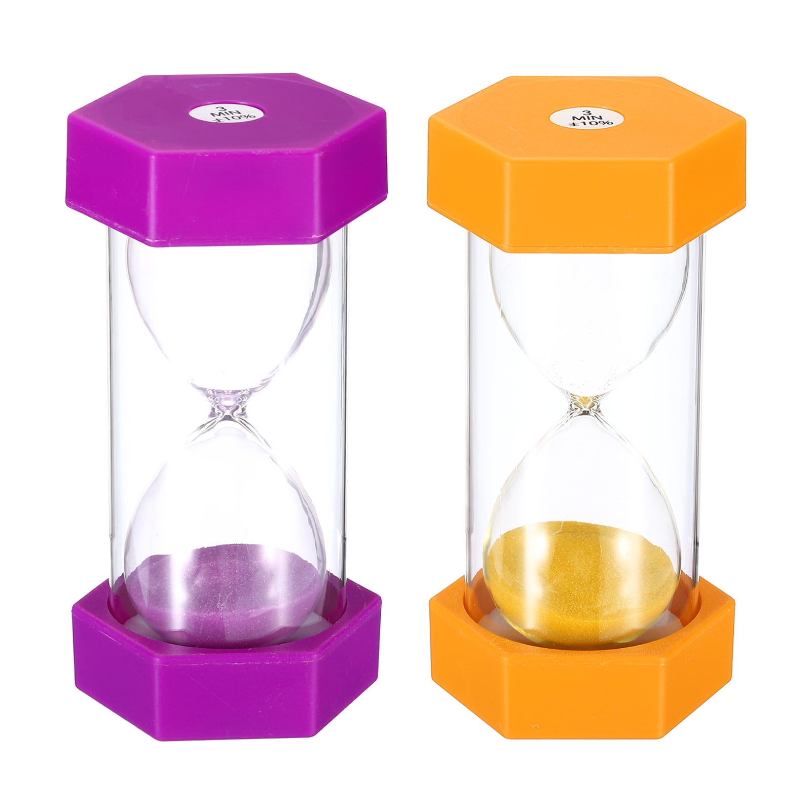 Uxcell 3 Min Sand Timer, 1 Set(2pcs)Small Sandy Clock, Sand Glass ...
